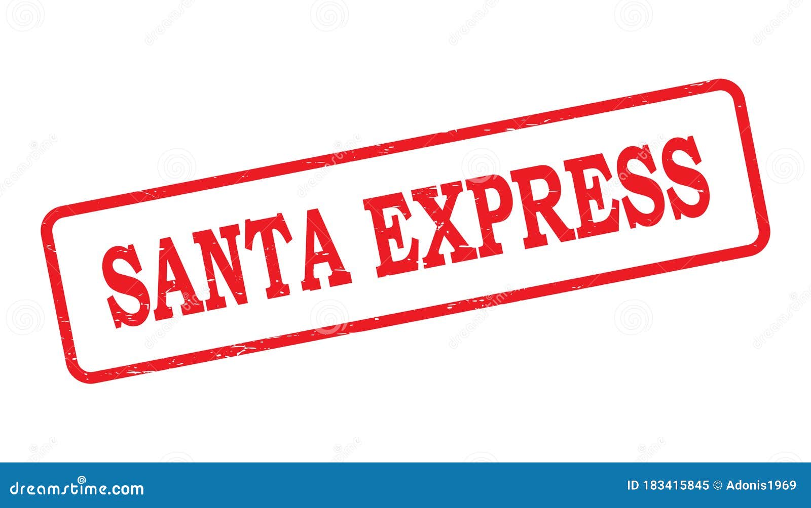 Santa express stamp stock illustration. Illustration of tags - 183415845