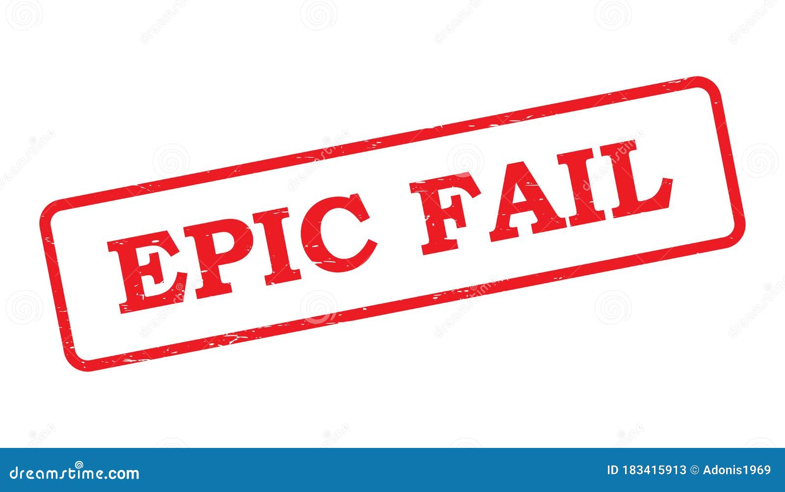 Epic Fail - Inspire Motivational Quote. Hand Drawn Beautiful Lettering ...