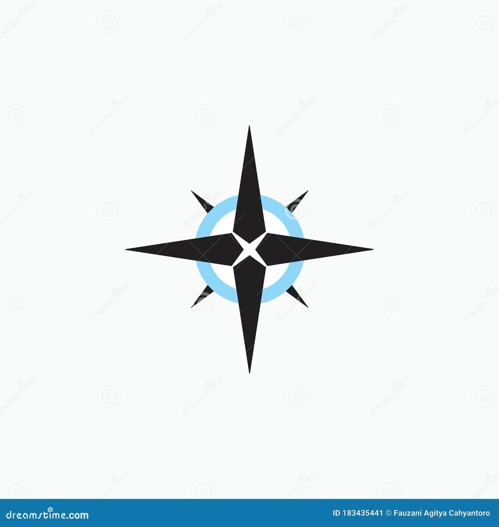 Compass Logo for Nautical Adventure Navigation Icon Stock Vector ...