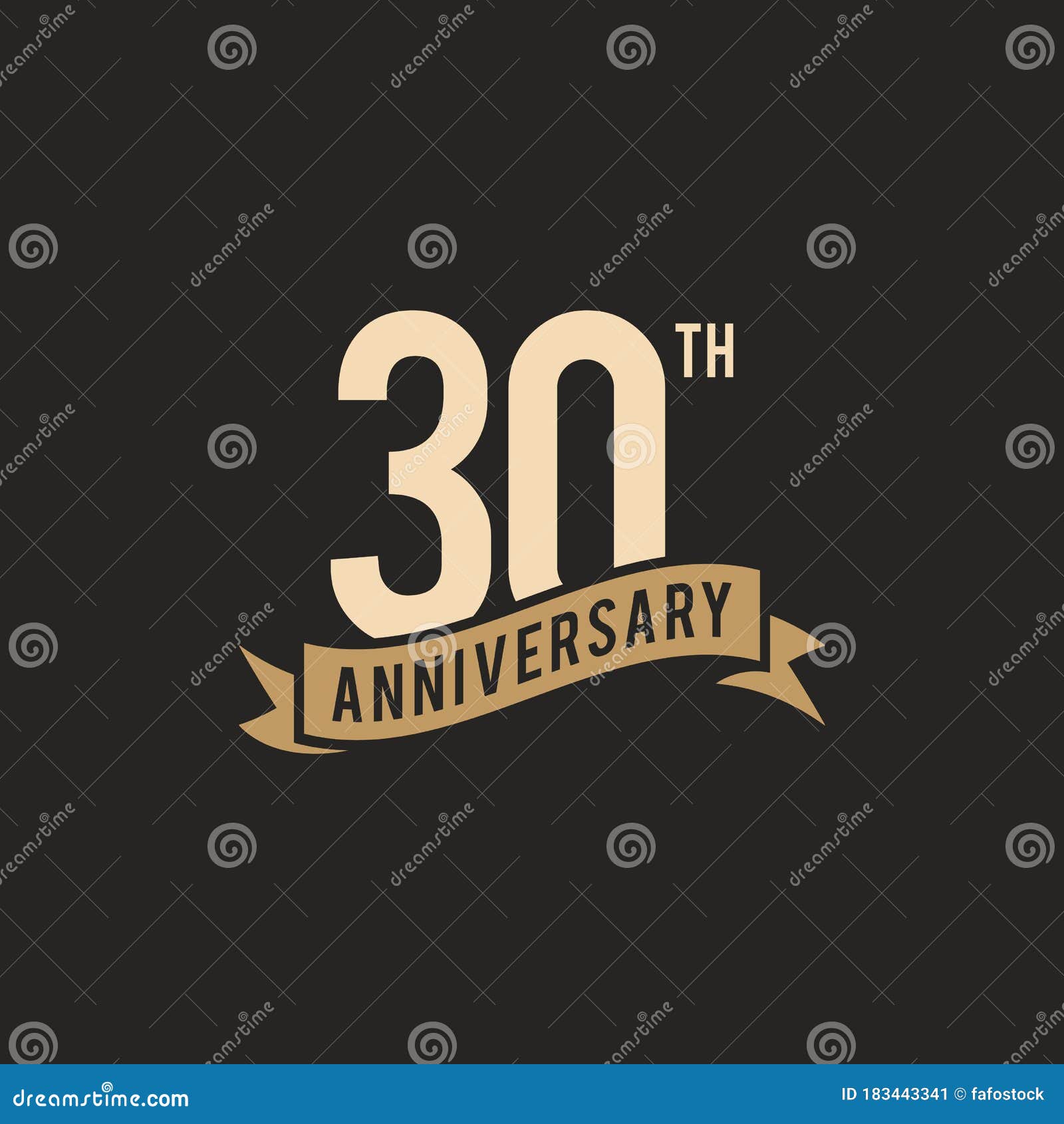 30th Years Anniversary Celebration Icon Vector Logo Design Template ...