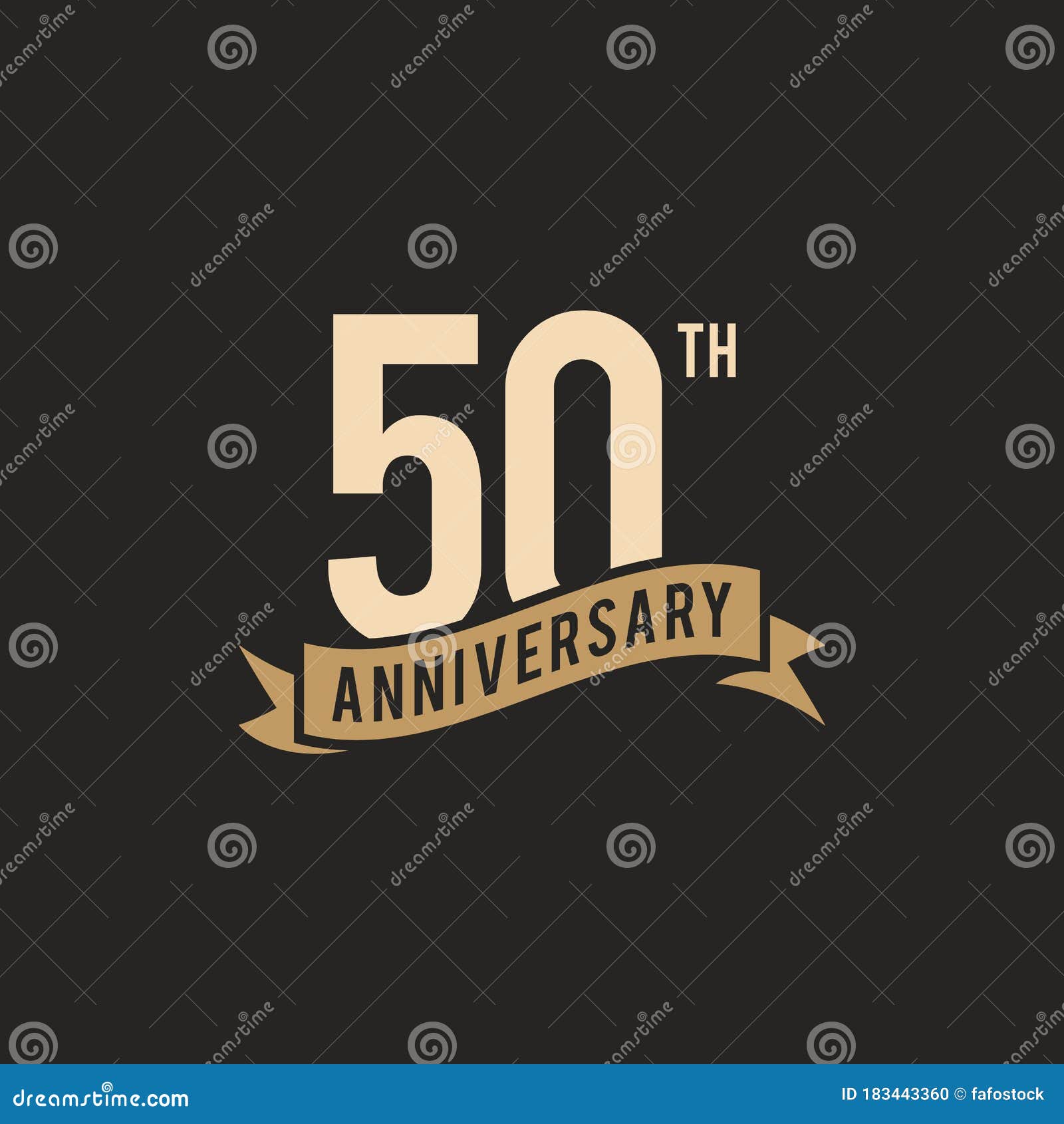 50th Years Anniversary Celebration Icon Vector Logo Design Template ...