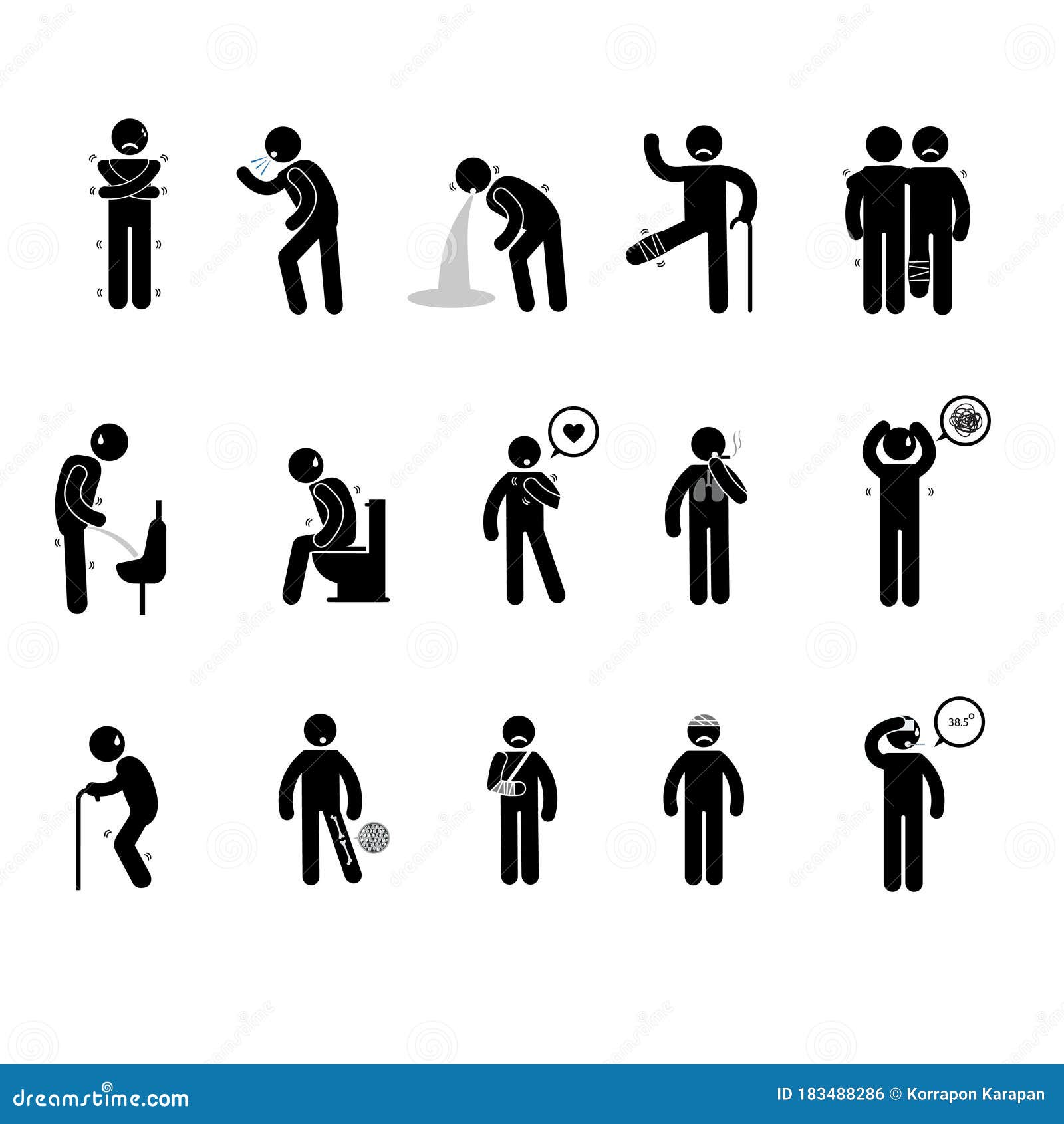 Person Basic Body Language Pictogram, Fitness, Gym Icon Isolated ...