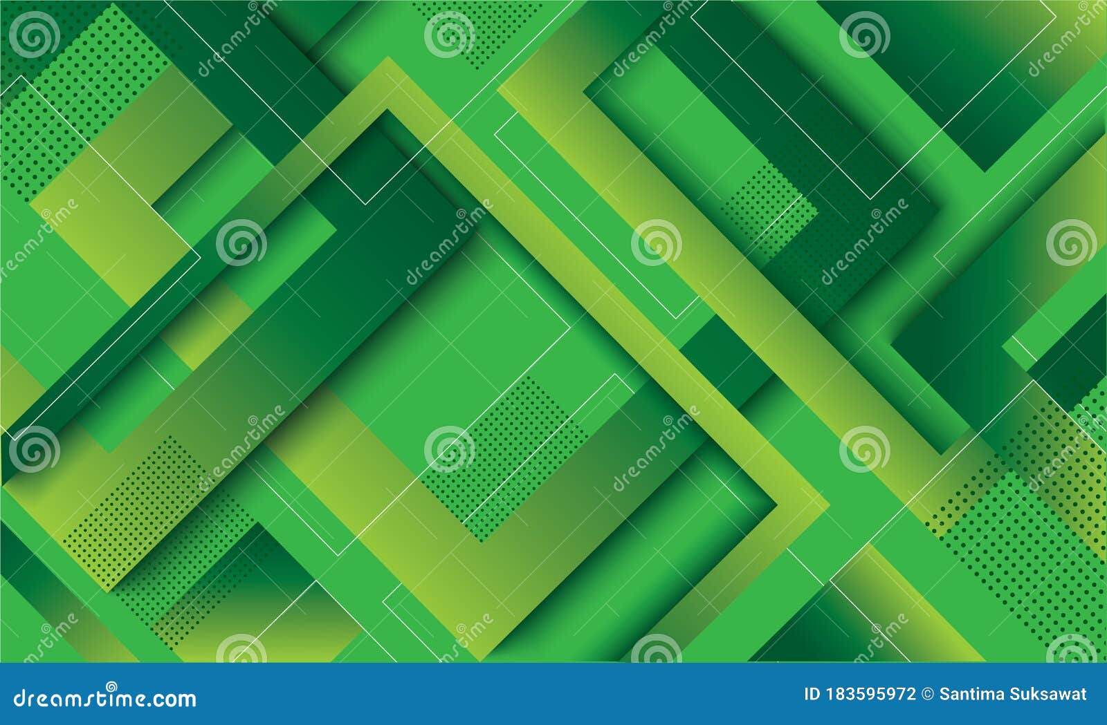 Modern Green Square Gradient Trendy Background Vector Illustration ...