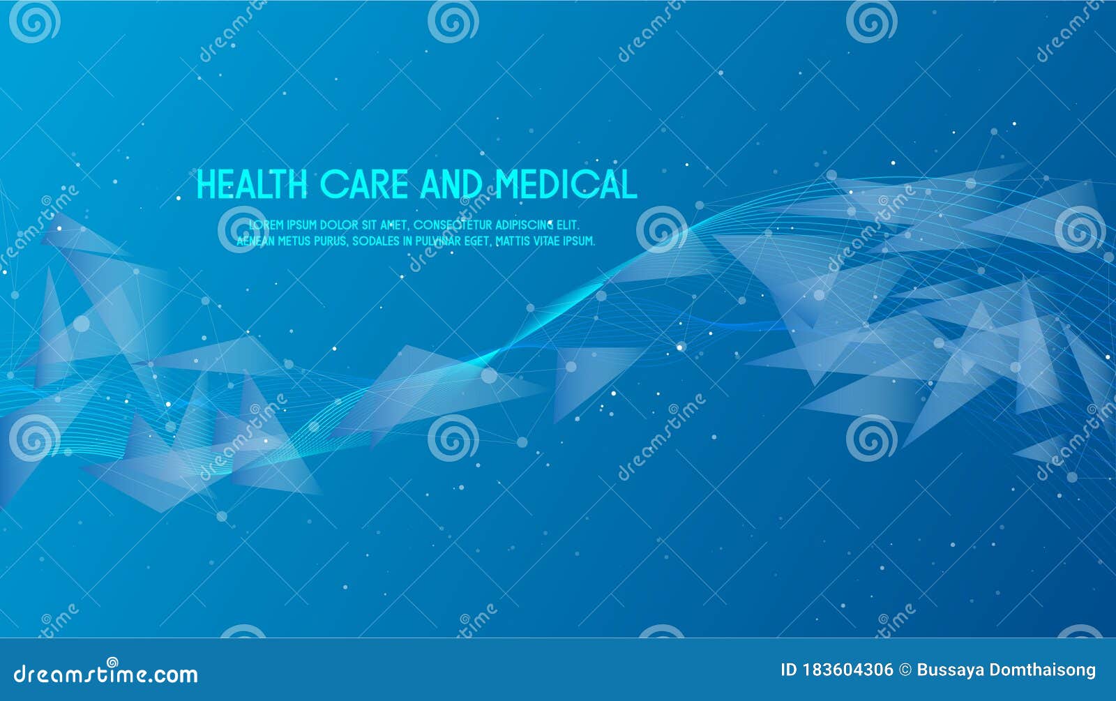 Medical Background and Treatment Icon. Abstract Blue Health Care and ...