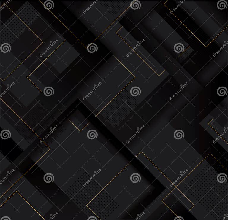 Modern Black Square Gradient Trendy Background Vector Illustration ...