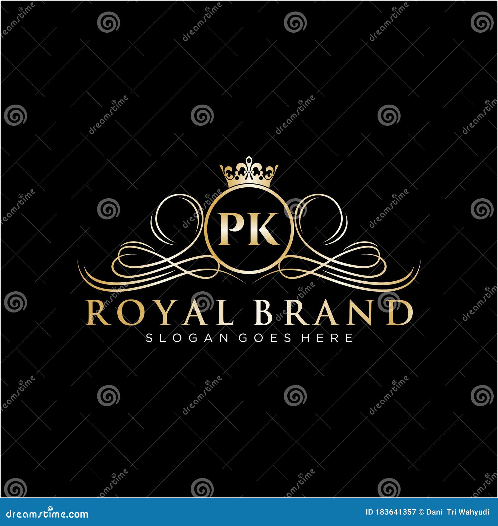 PK Signature Logo Template Vector Stock Vector - Illustration of sign ...