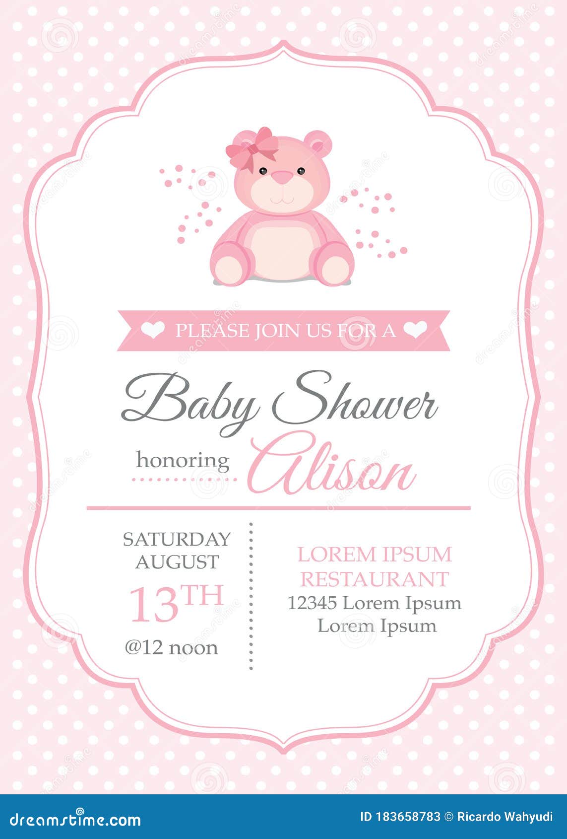 Baby Invitation Cards Vector Illustration | CartoonDealer.com #25565576