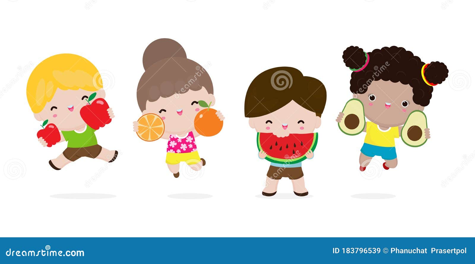 Healthy Kid Cartoon