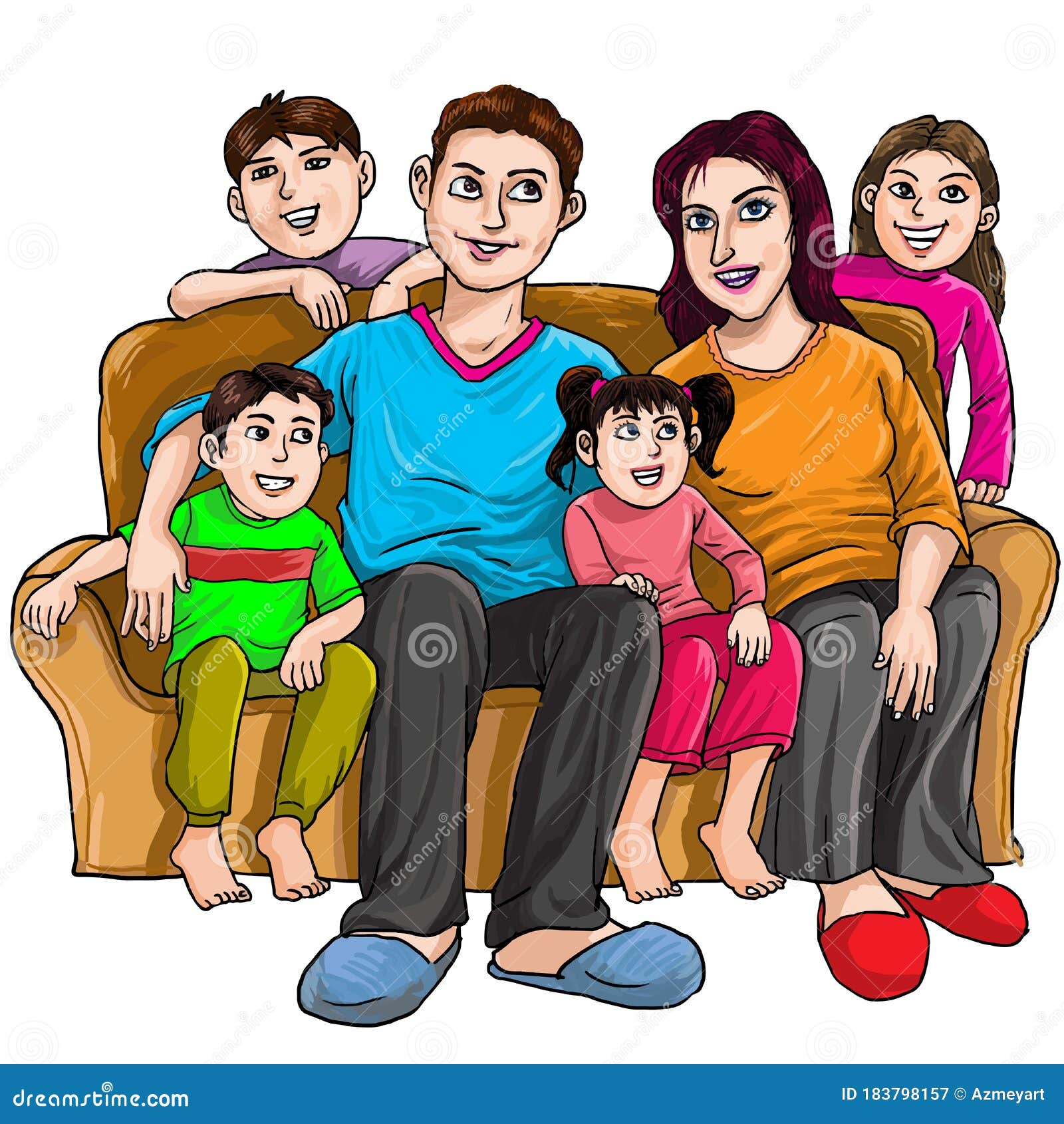 Four Children Of Different Races Holding Hands And Representing ...