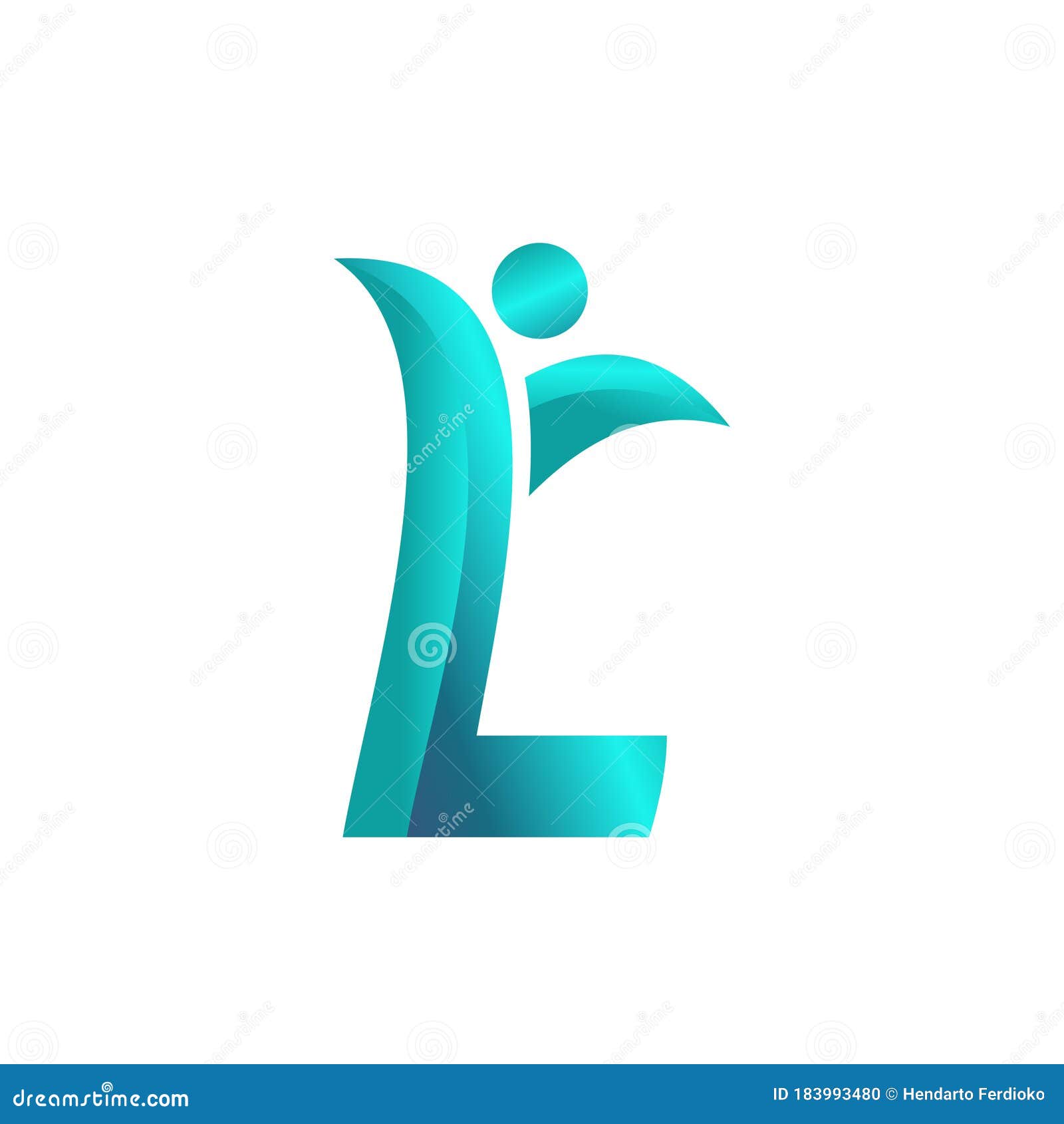 Letter L People Healthy Life Logo Design. Community Care Business ...