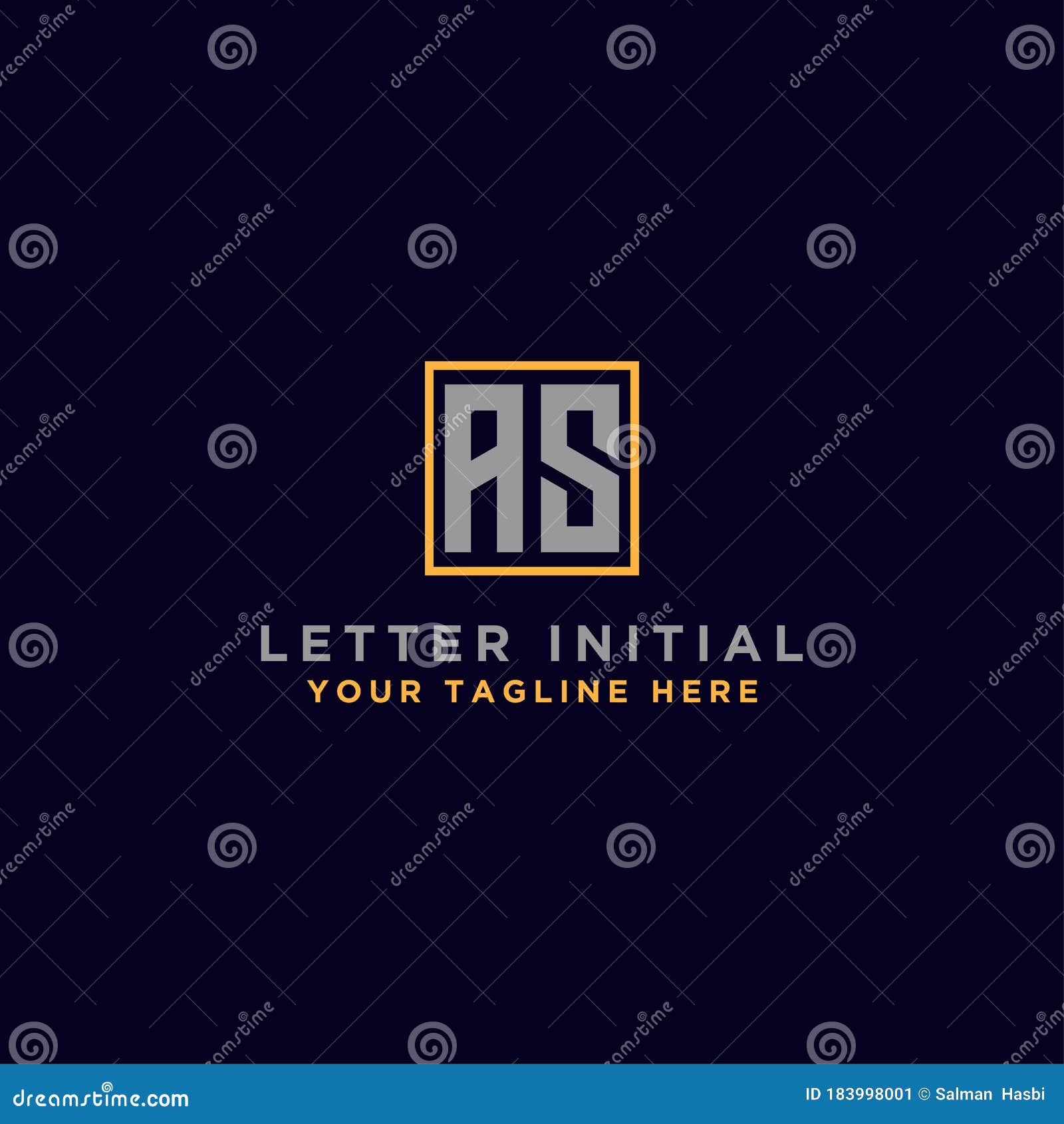 Design Initial Letters of the AS Logo Icon. -Vector Stock Vector ...