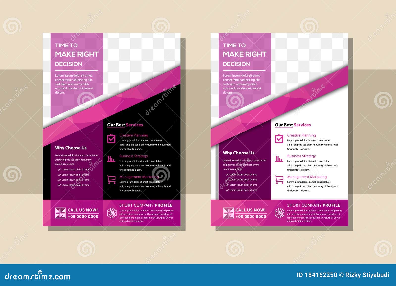 The Minimal Vector Editable Layout of Square Format Design Templates ...