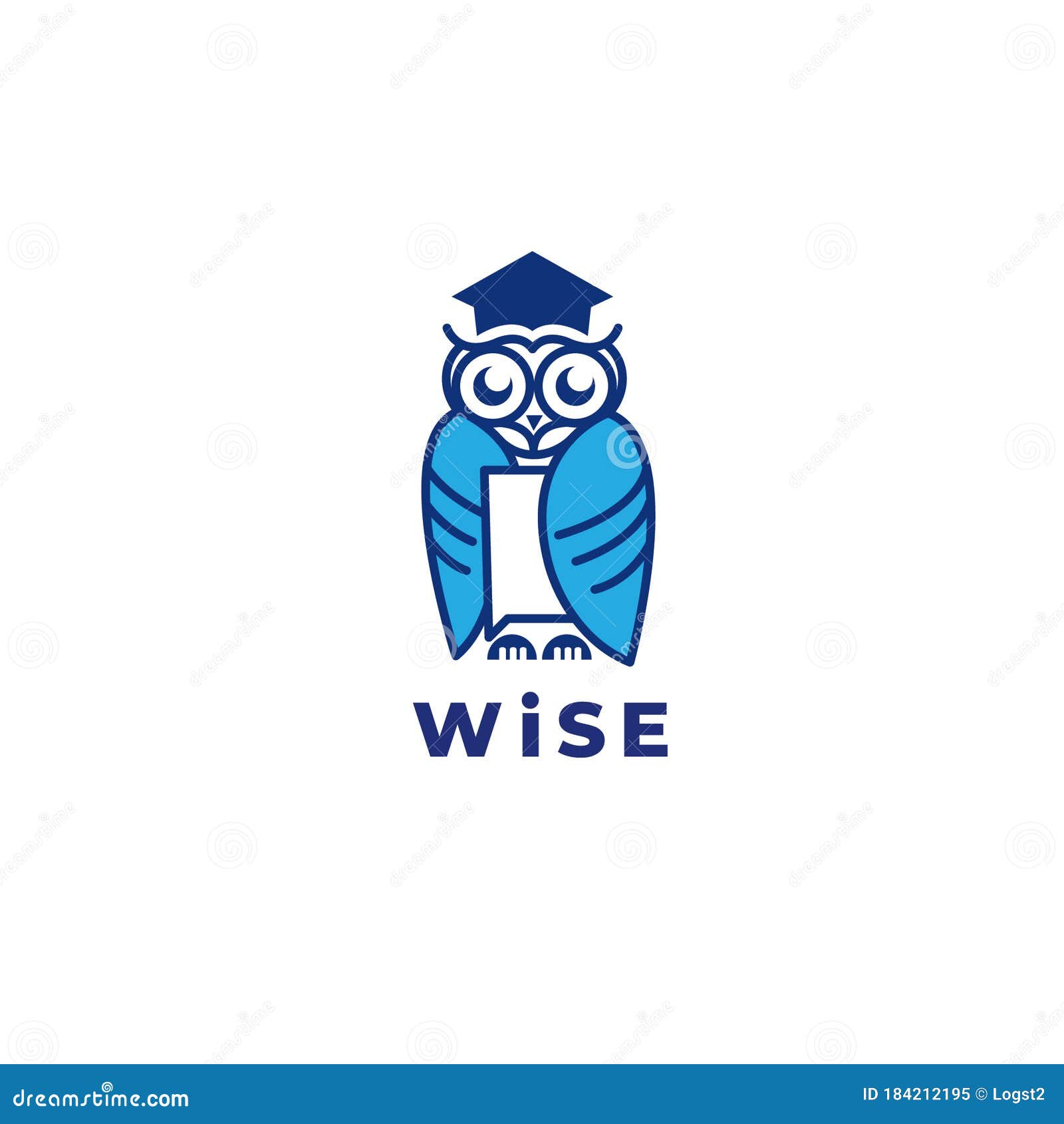 Owl Vector Logo. Wisdom Emblem. Owl Icon. Education Sign for University ...