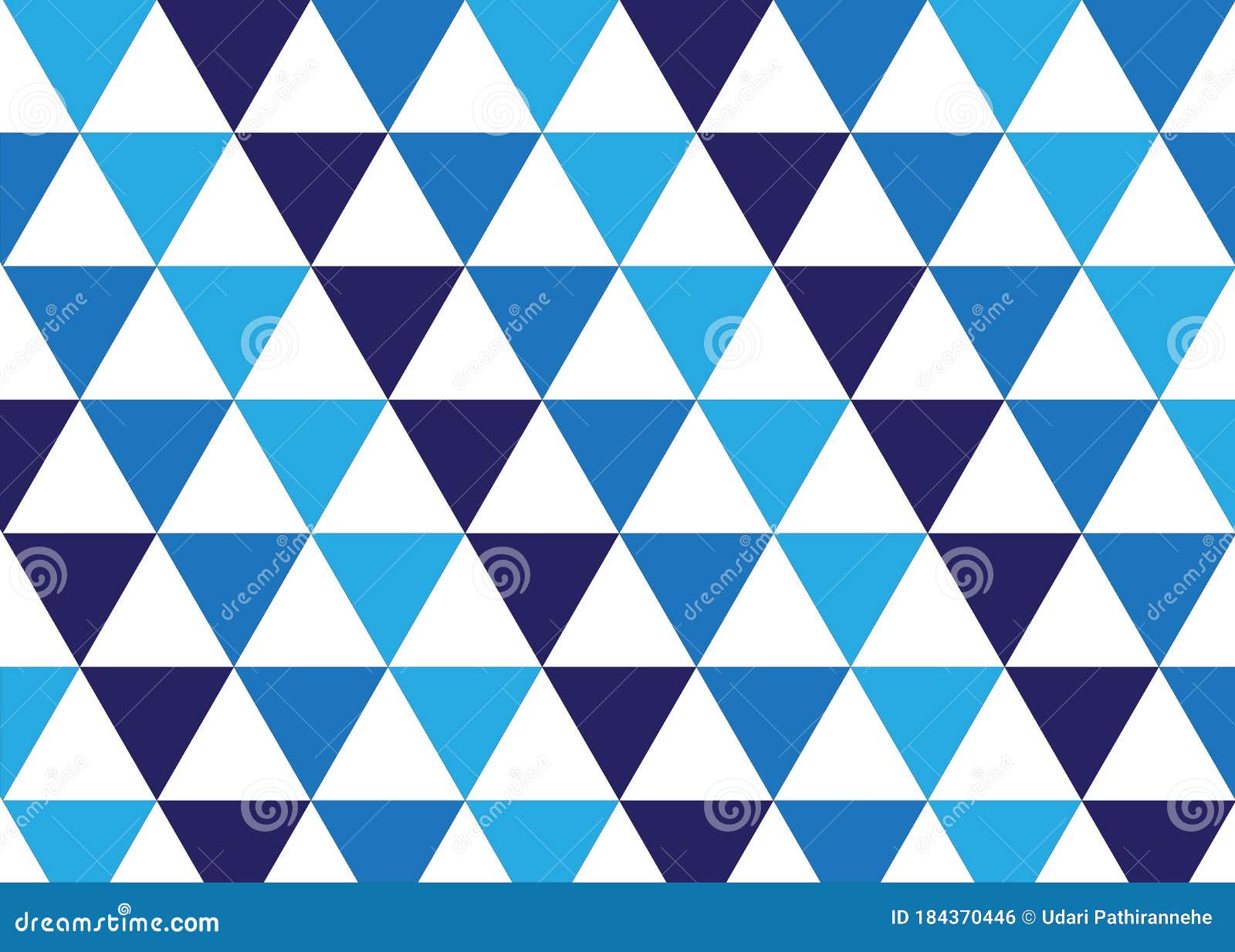 Vector Shades of Blue Color Seamless Pattern Stock Vector ...