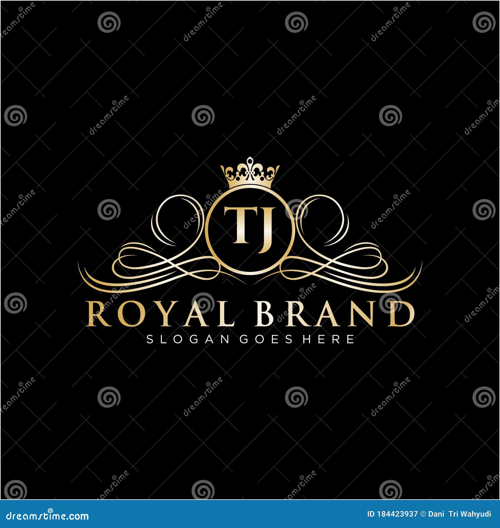 TJ Signature Logo Template Vector Stock Vector - Illustration of icon ...