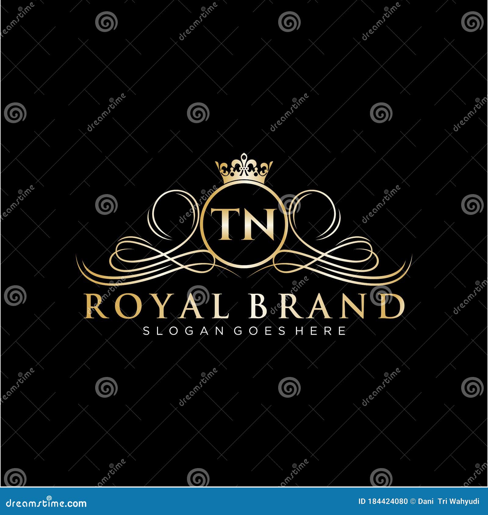 TN Signature Logo Template Vector Stock Vector - Illustration of font ...