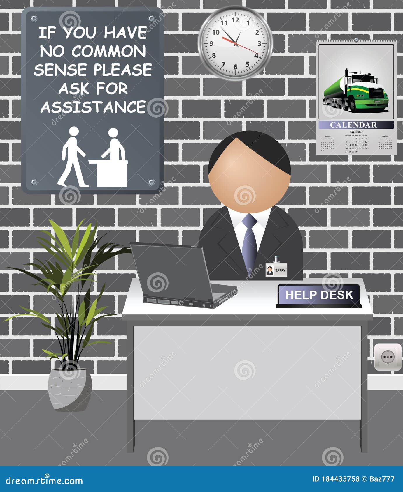 No common sense stock vector. Illustration of dimwit - 184433758