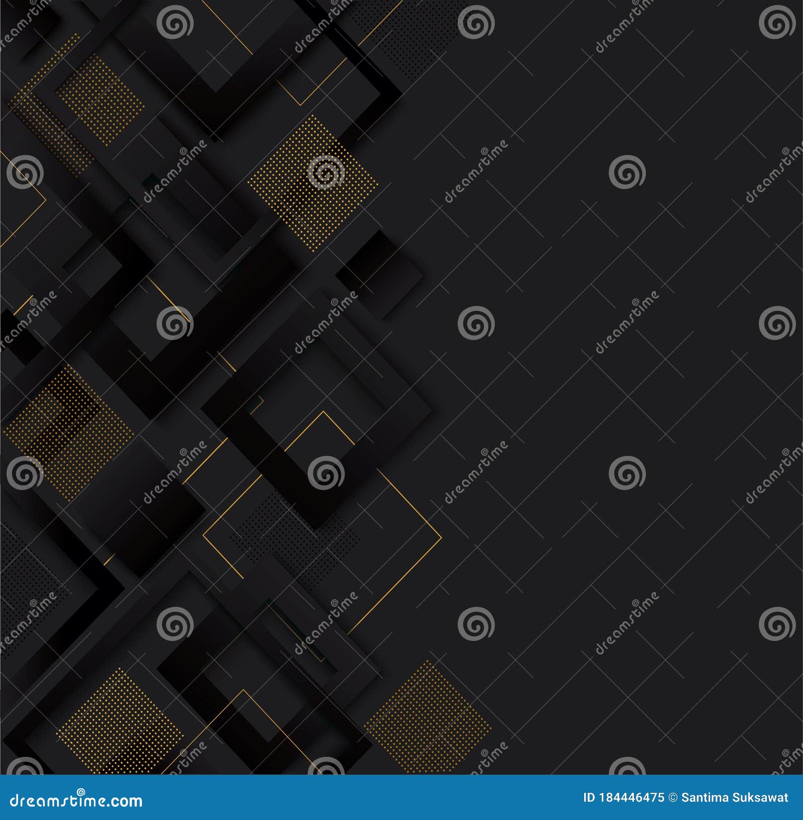 Modern Black Square Gradient Trendy Background Vector Illustration ...