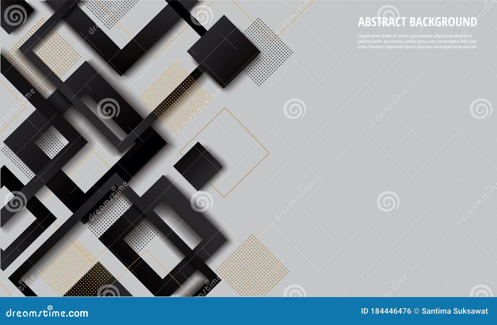 Modern Black and White Square Gradient Trendy Background Vector ...