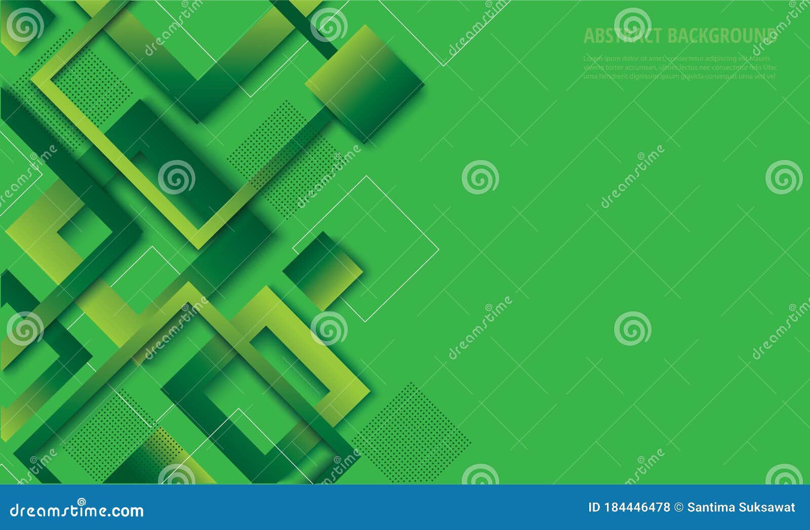 Modern Green Square Gradient Trendy Background Vector Illustration ...