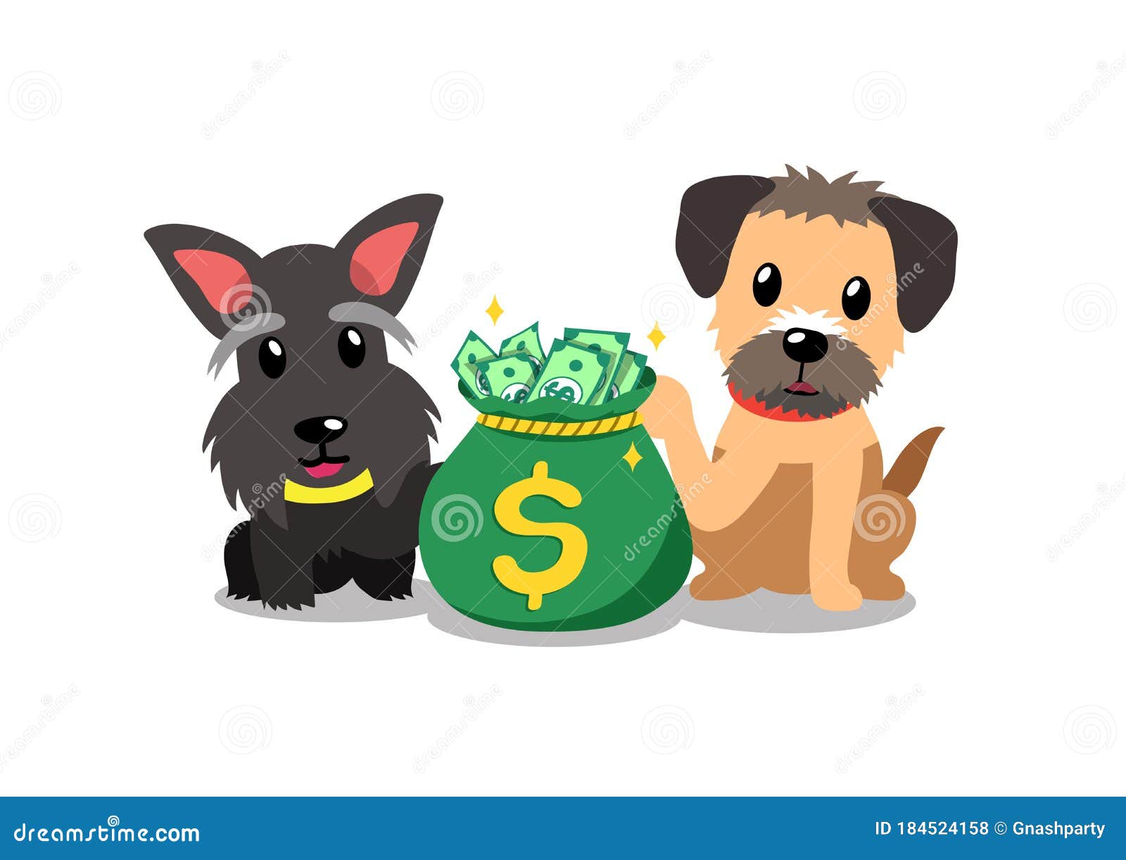 Scottish Character In Kilt Vector Illustration | CartoonDealer.com ...