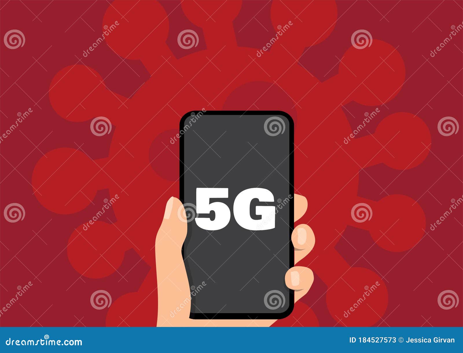 5G on a Smartphone: 5G is the Fifth Generation Technology Standard for ...