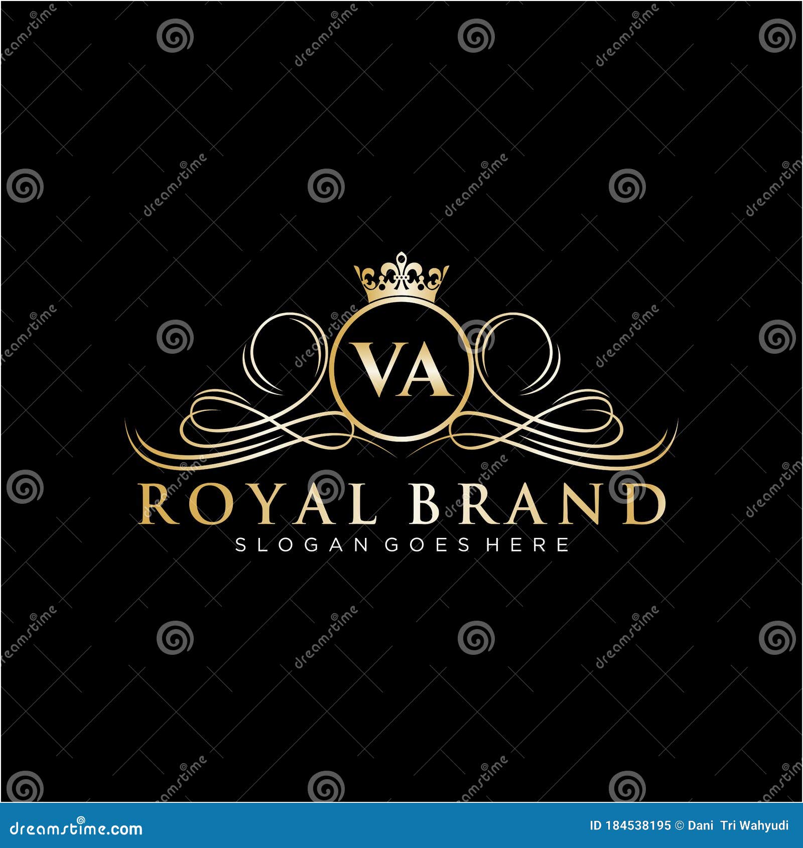 VA Signature Logo Template Vector Stock Vector - Illustration of ...