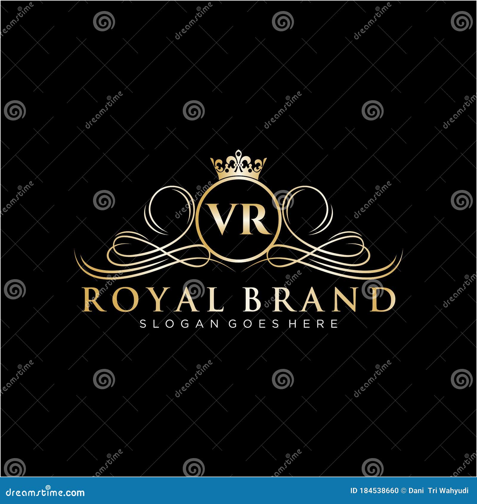 VR Signature Logo Template Vector Stock Vector - Illustration of group ...