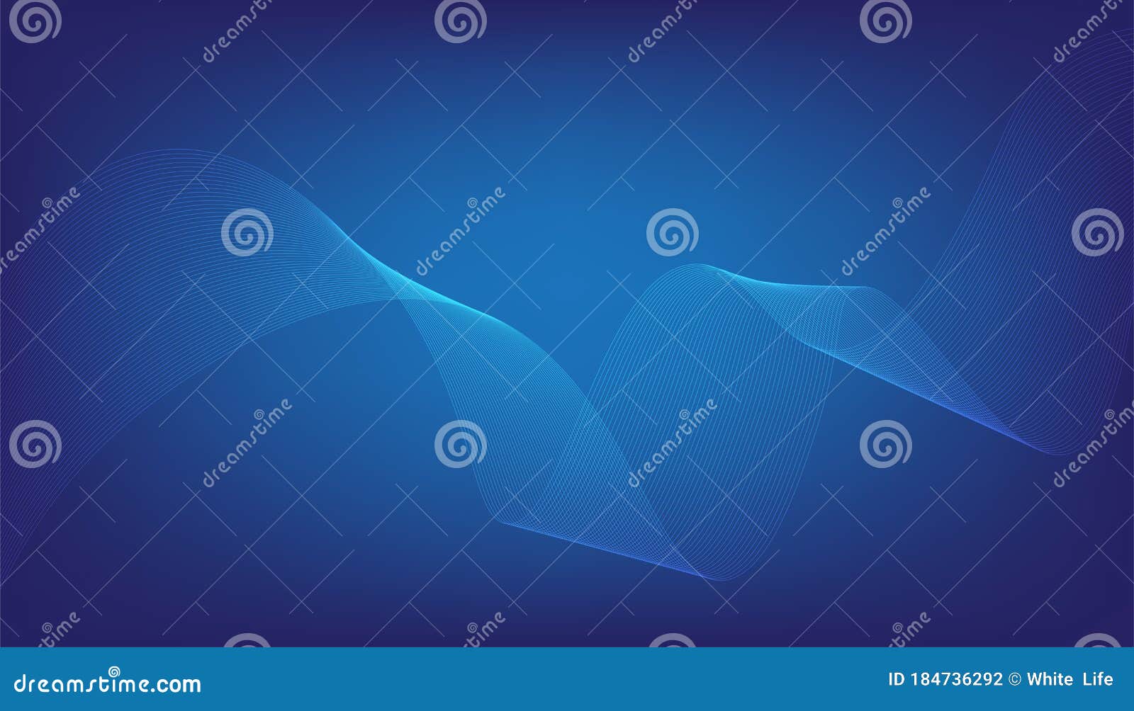 Wire Frame Technology Blue Background, Wire Frame Concept Perspective ...