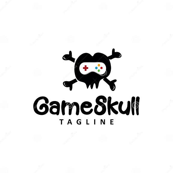 Game Skull Logo Icon Design Vector Stock Illustration Template. Danger ...