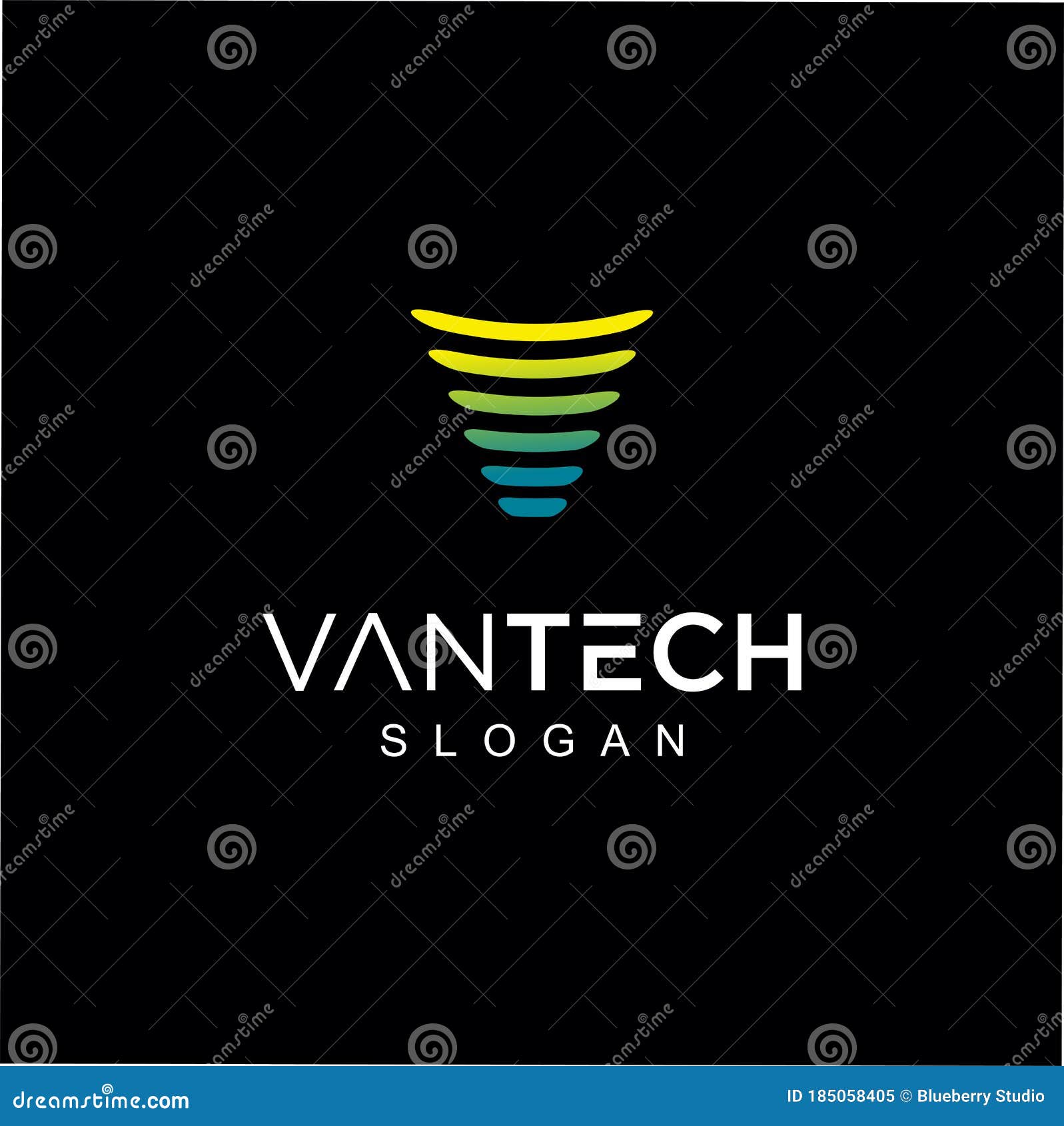 V Tech Logo Design Vector . Letter V Abstract Triangle Logo Design ...