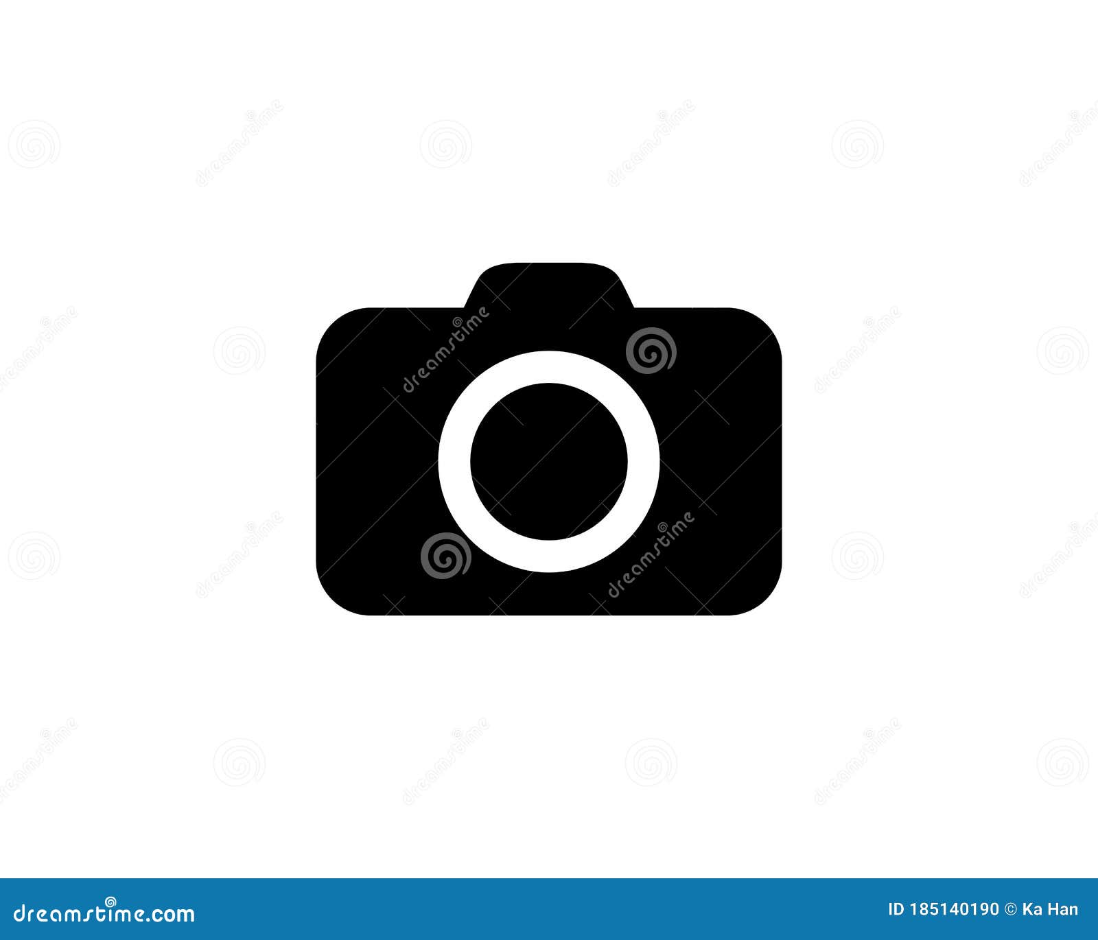 Camera Icon Vector Isolated on White Background. Photography Symbol ...