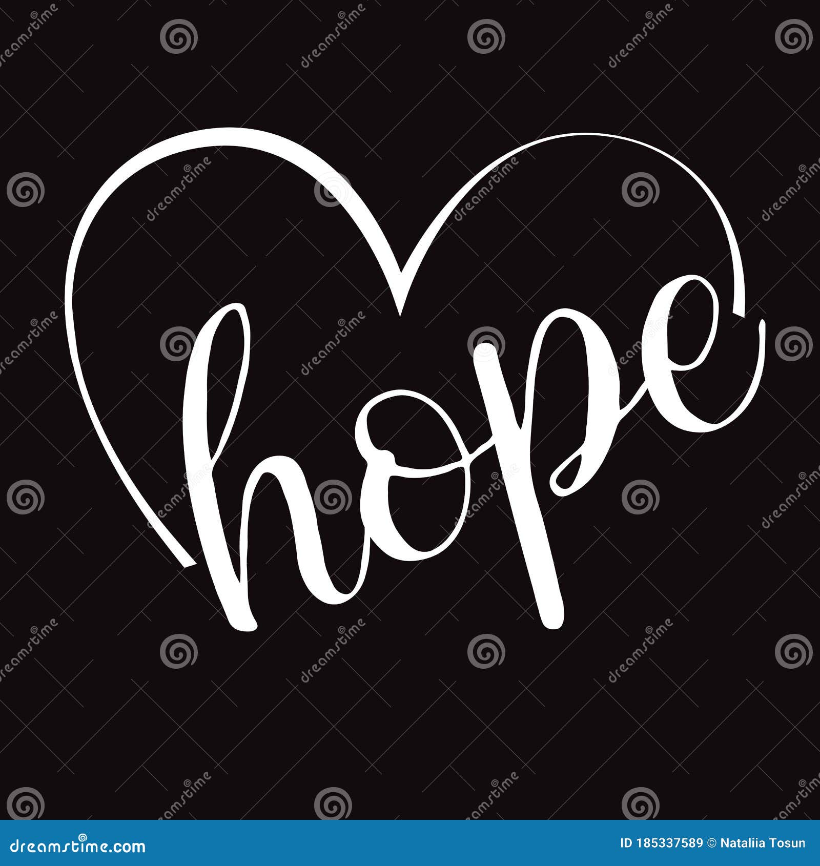 Hope Symbol - Rainbow Icon. Coronavirus Pandemic Poster Vector ...