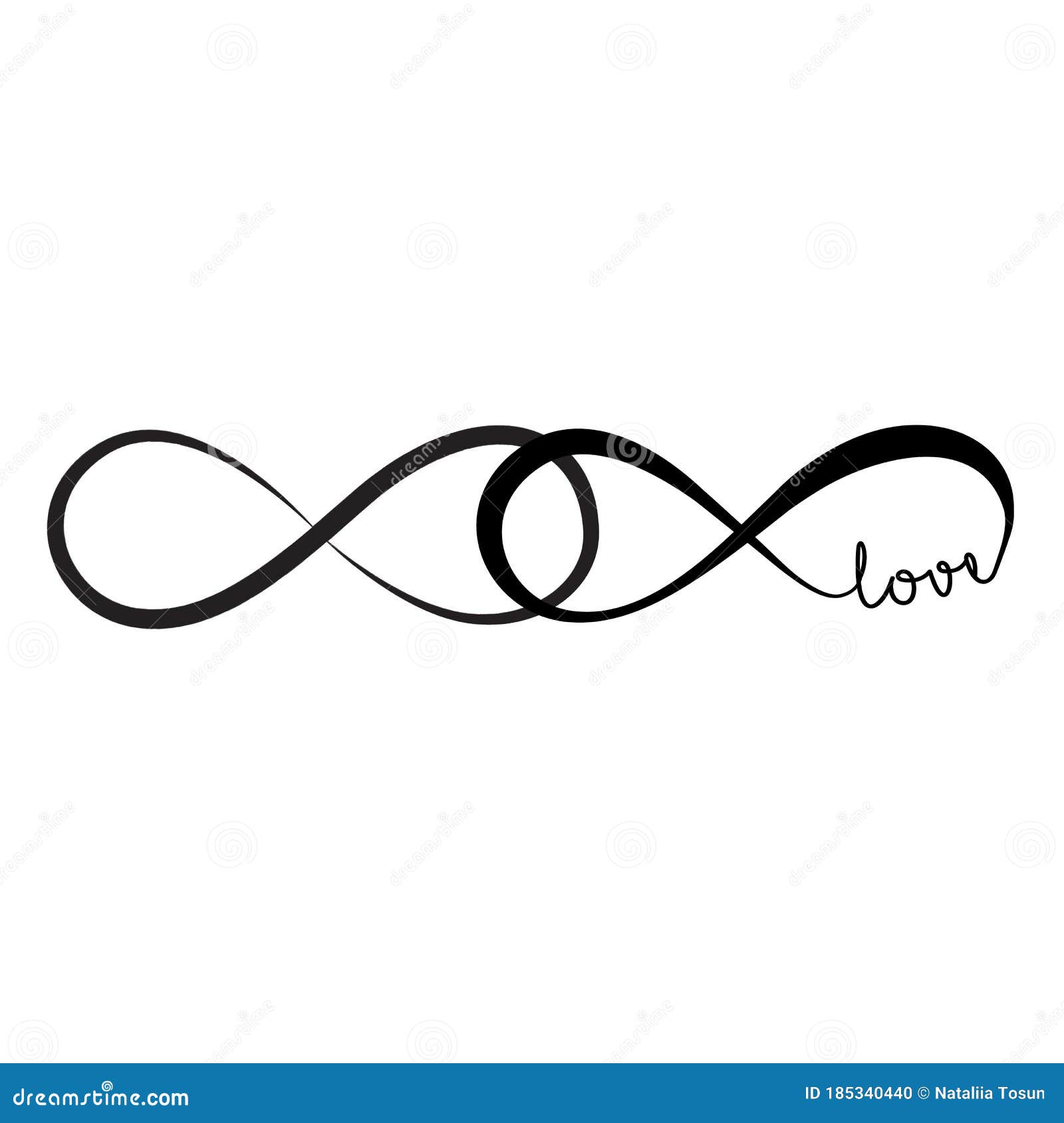 Elegant Infinity Symbol Clip Art