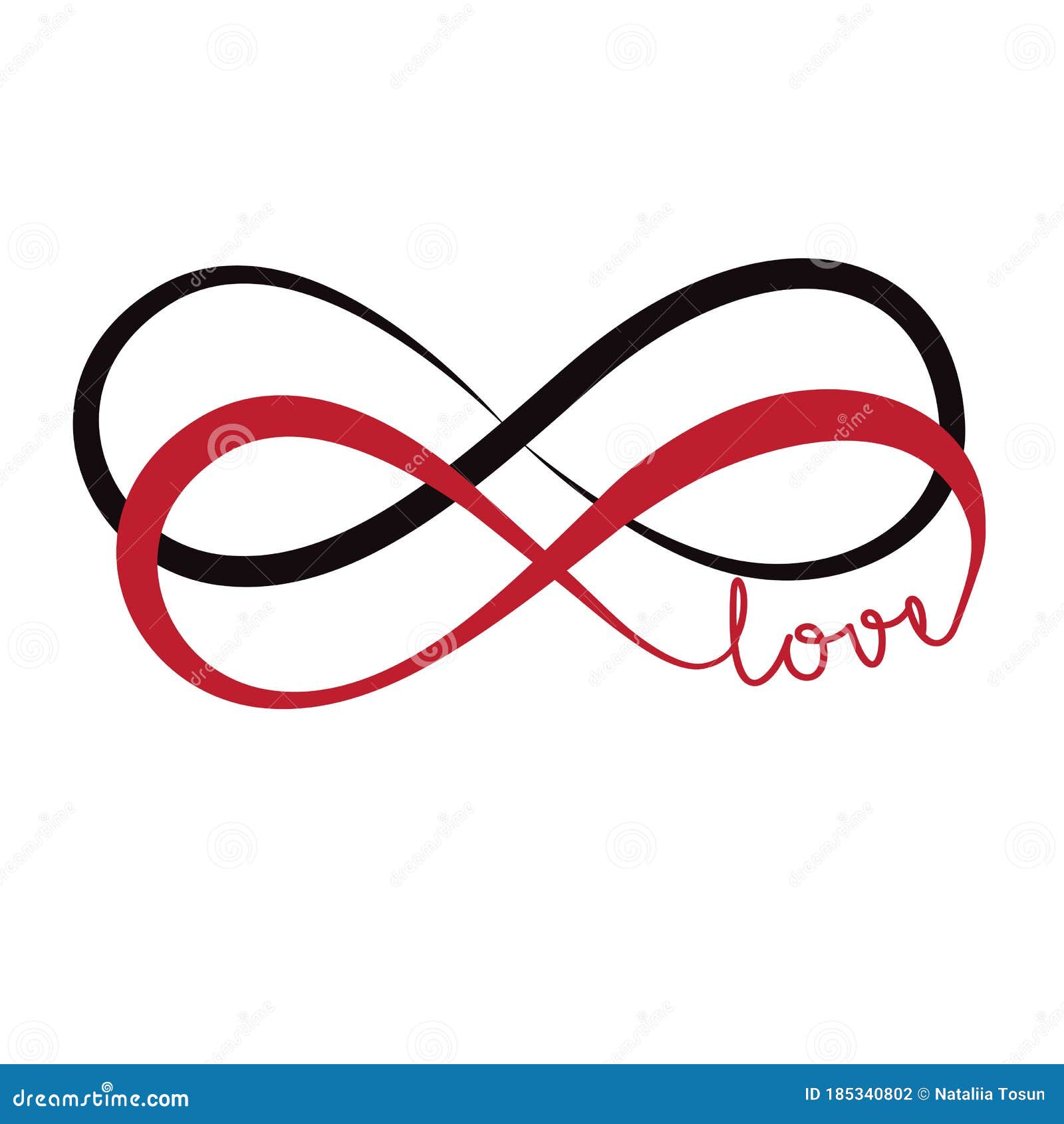 Print Elegant Infinity Sign, Vector Illustration Stock Vector ...