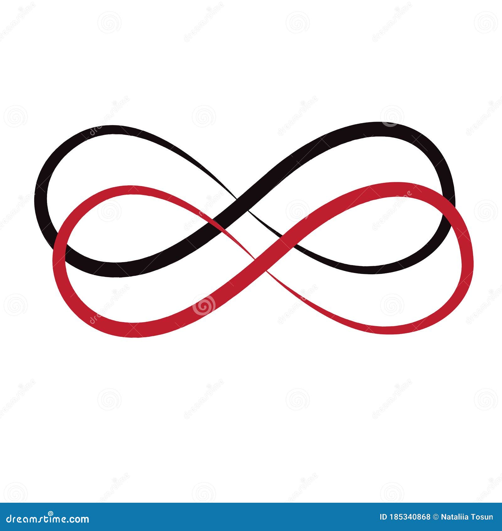 Print Elegant Infinity Sign, Vector Illustration Stock Vector ...