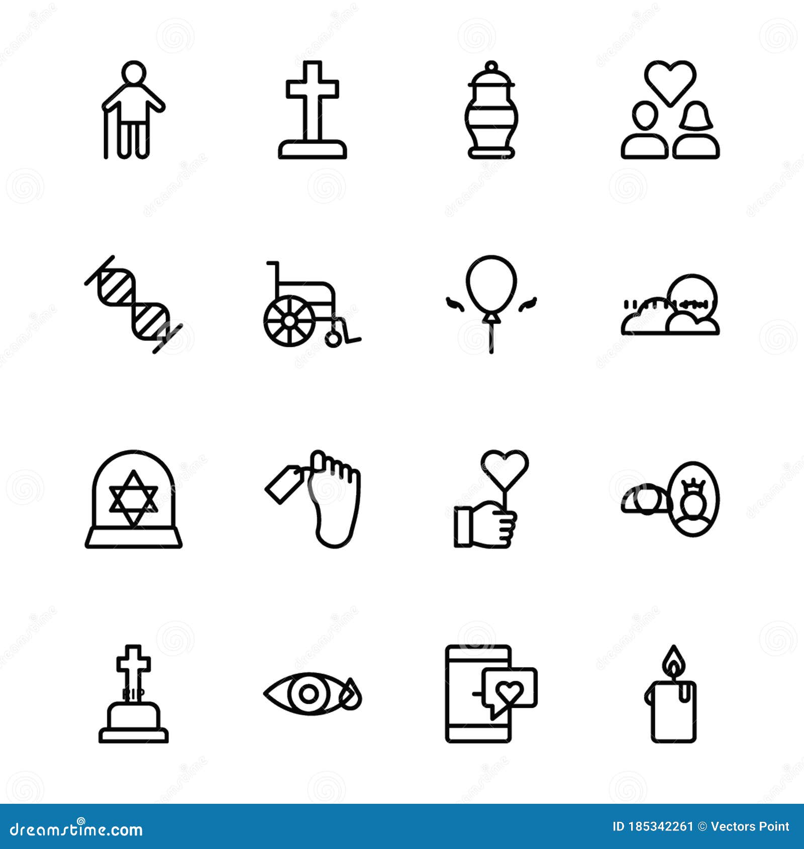 Death and Life Icons stock vector. Illustration of venom - 185342261