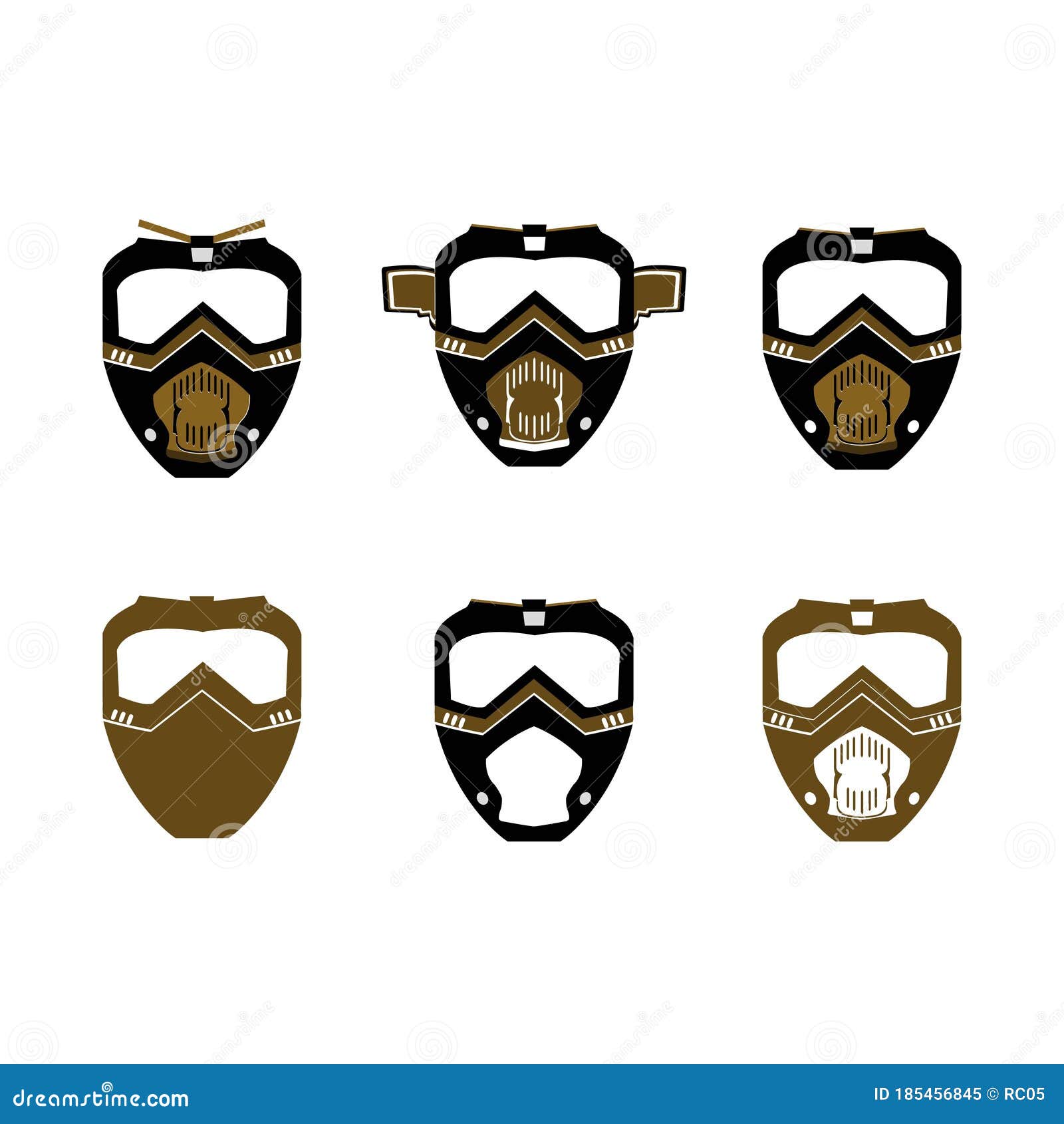Simple Mask For Human Logo Vector Illustration | CartoonDealer.com ...