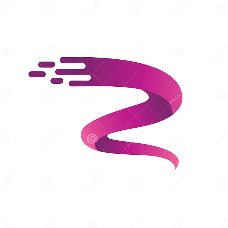 Fast Initial R Splash Logo Design Vector Stock Vector - Illustration of ...