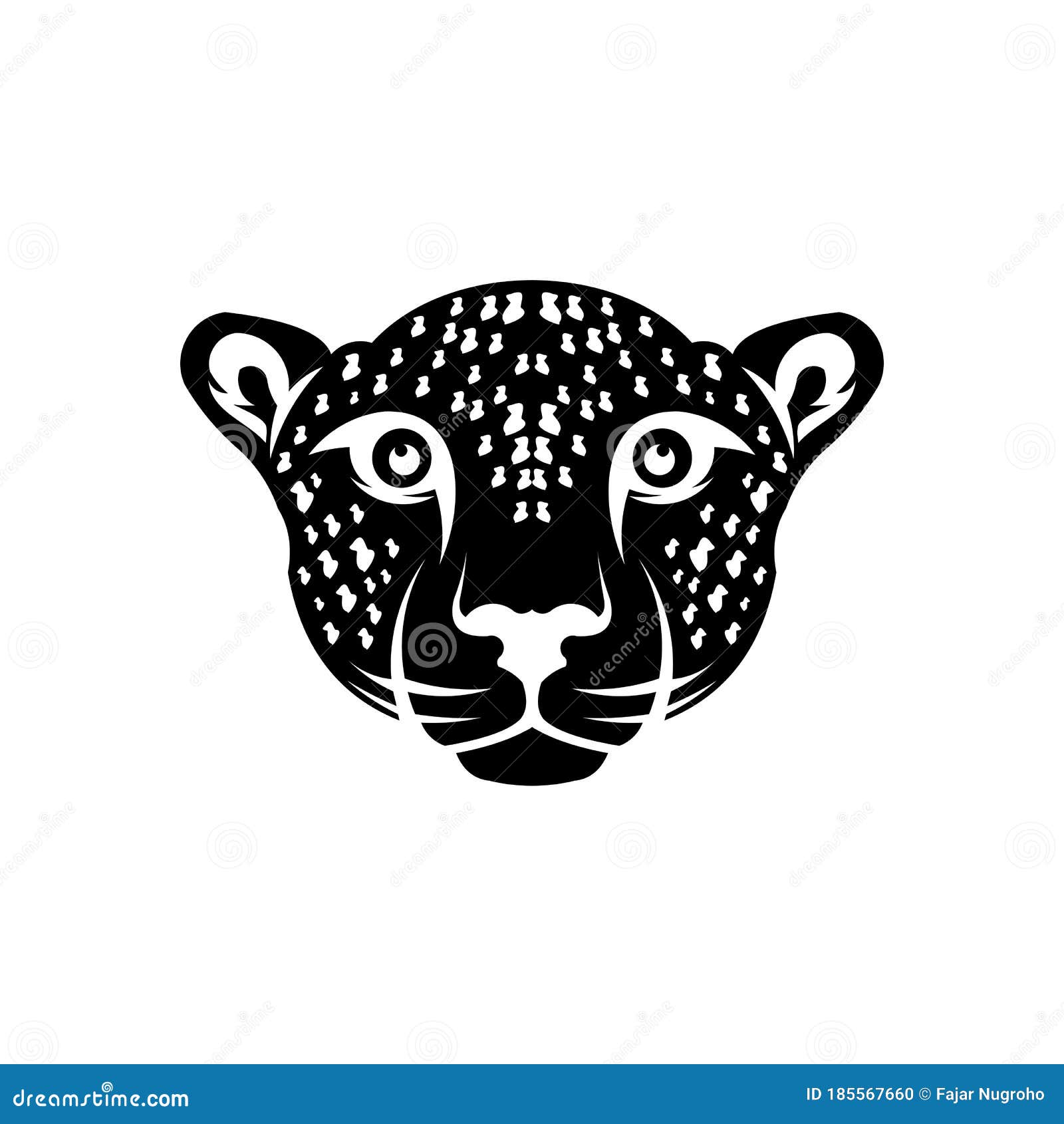 Angry Puma. Animal Face. Vector Illustration Of Angry Tiger ...