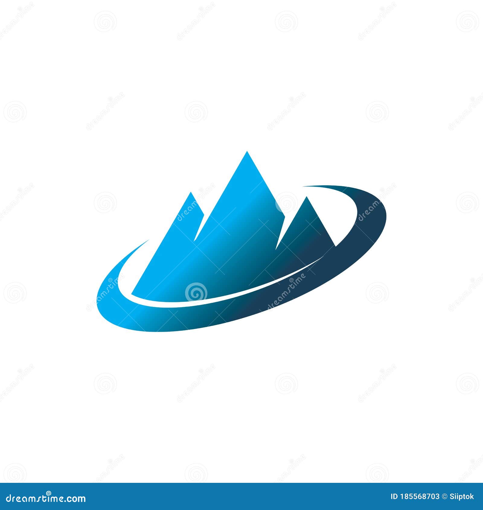 Dynamic Mountain Outdoor Adventure Camp Logo Design Stock Vector ...