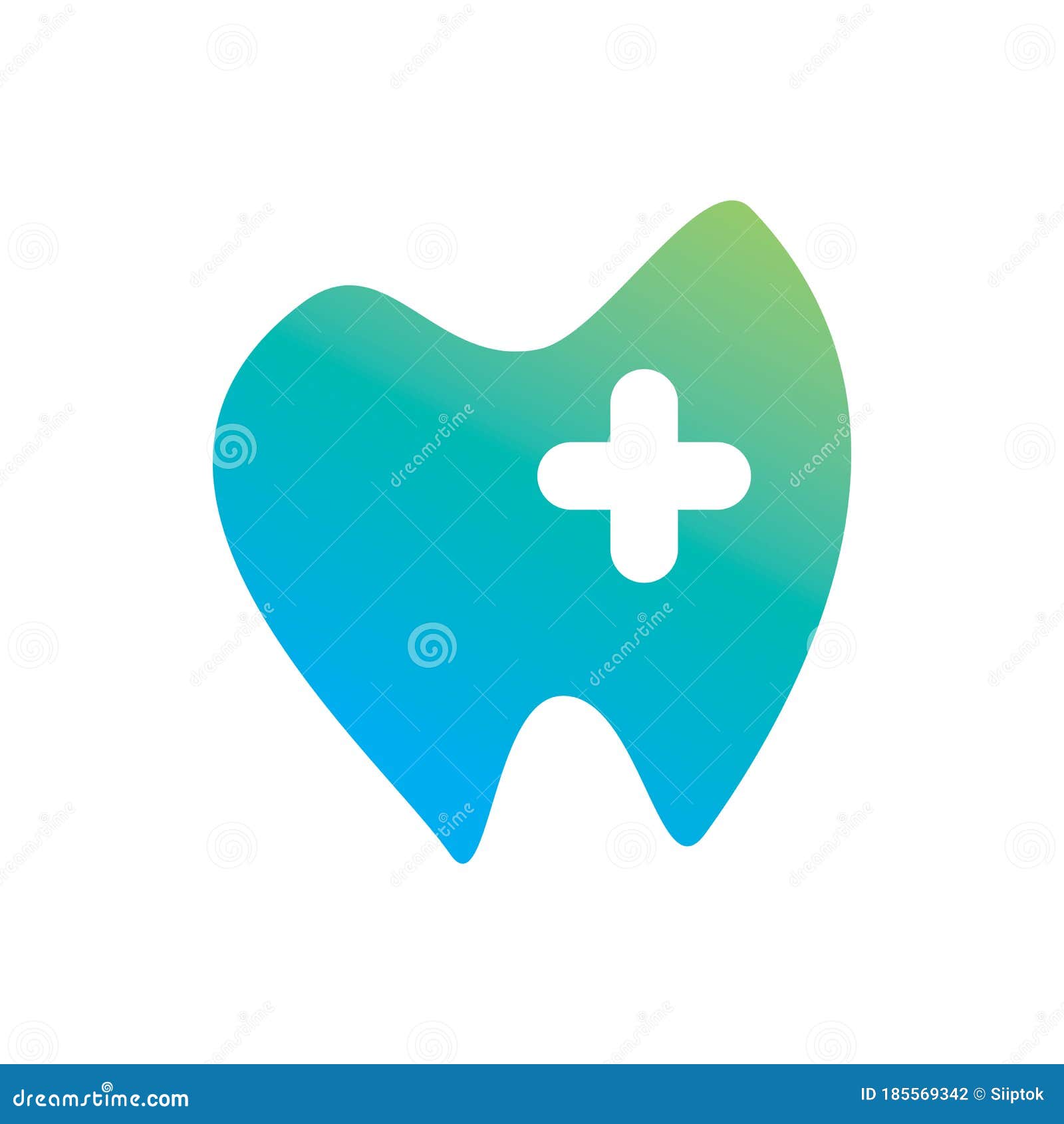 Medical Dentist Tooth Plus Doctor Care Logo Design Stock Vector ...