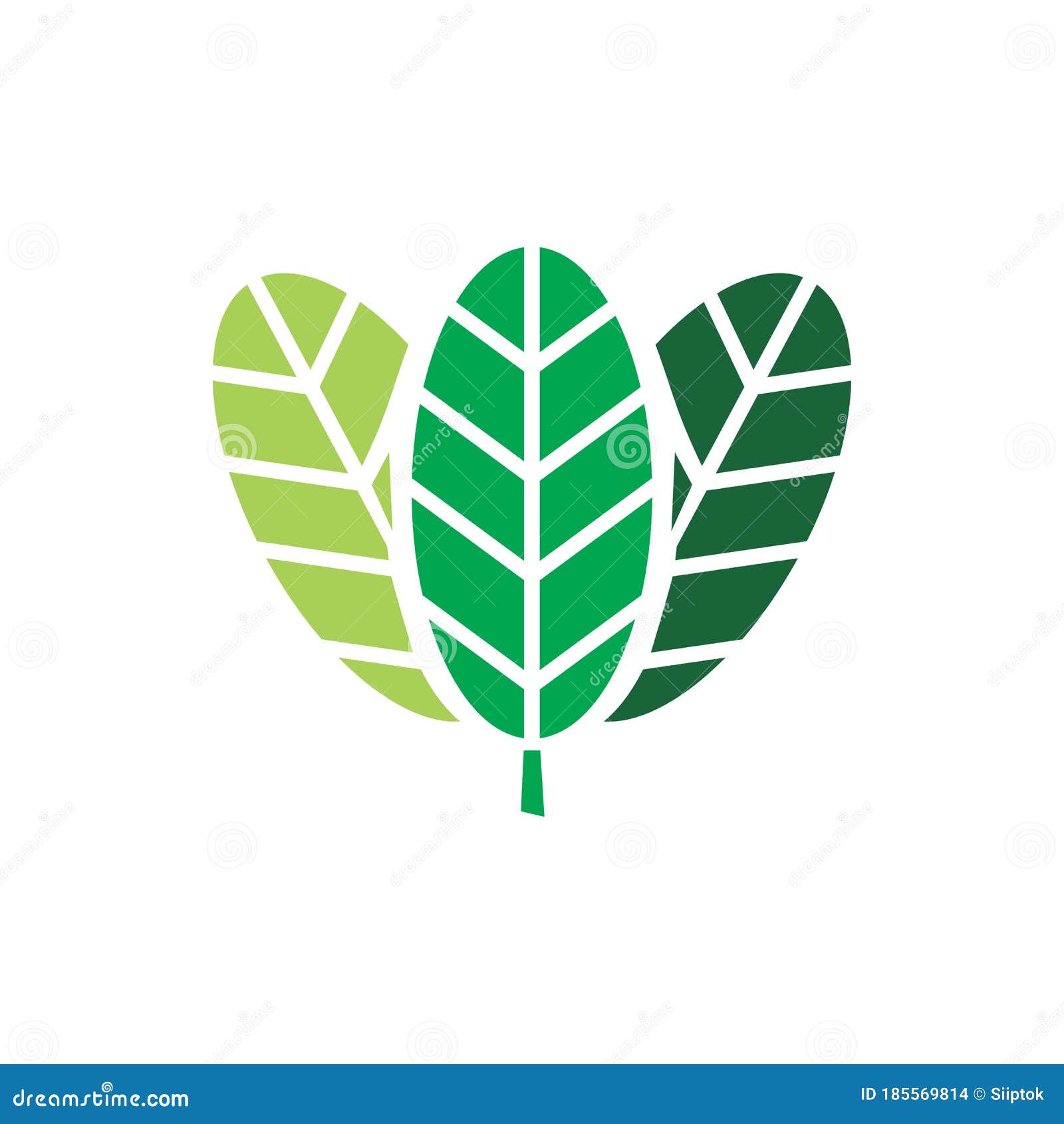 Green Nature Tree Leaf Group Member Logo Design Stock Vector ...