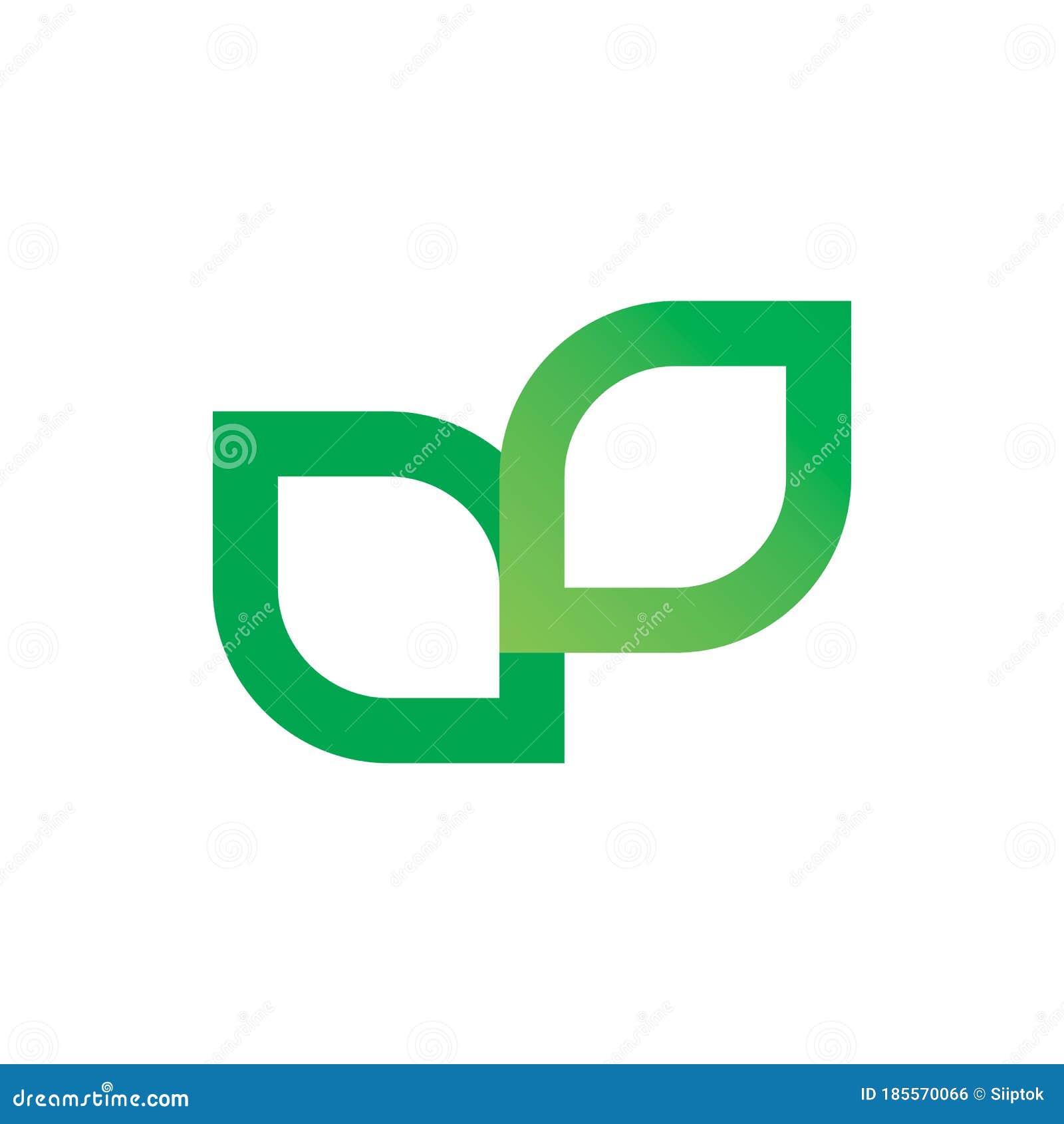 Modern Green Nature Leaf Group Team Logo Design Stock Vector ...