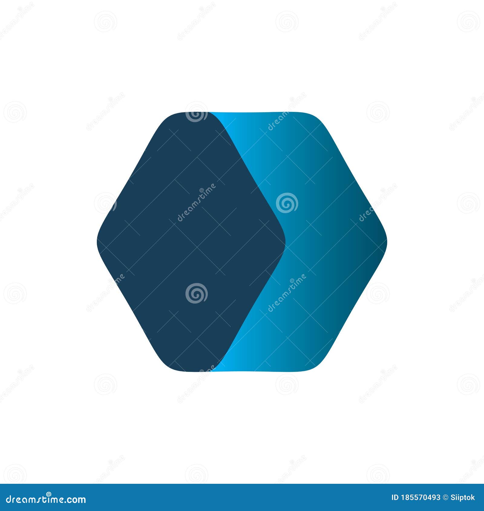 Blue Color Hexagon Modern Group Logo Design Stock Vector - Illustration ...