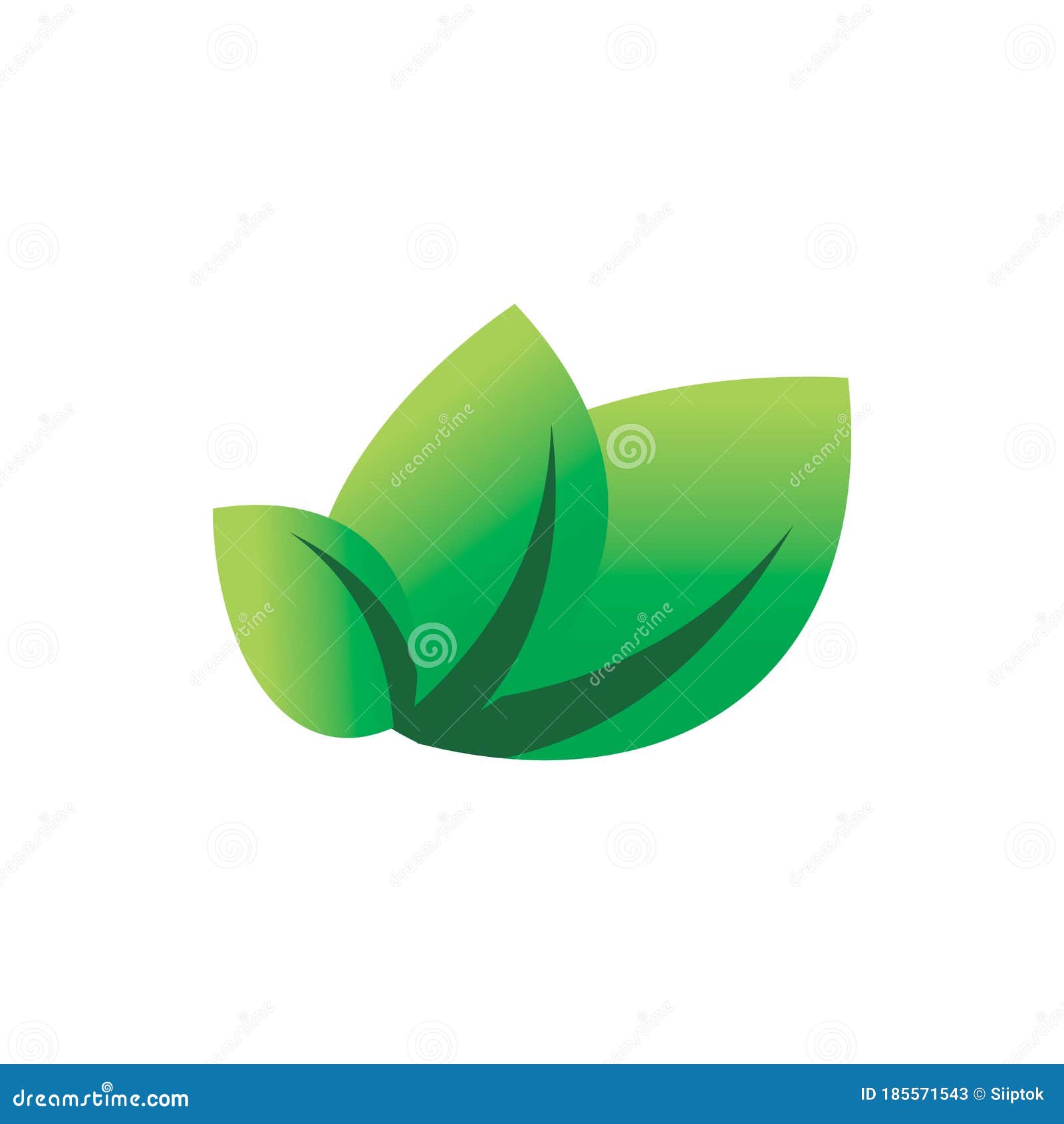 Green Nature Leaf Group Team Logo Design Stock Vector - Illustration of ...