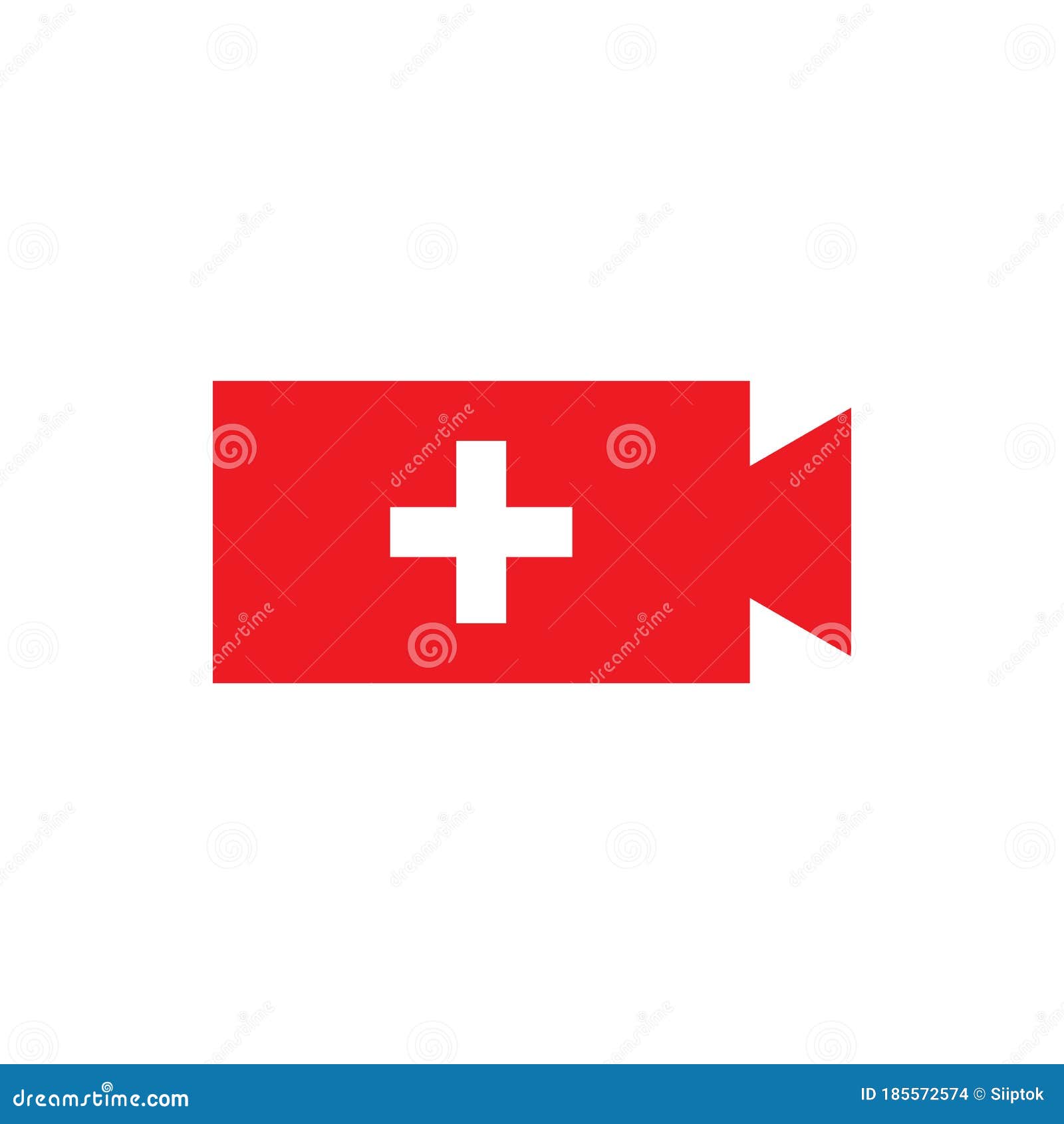 Red Record Play Media Video Logo Design Stock Vector - Illustration of ...