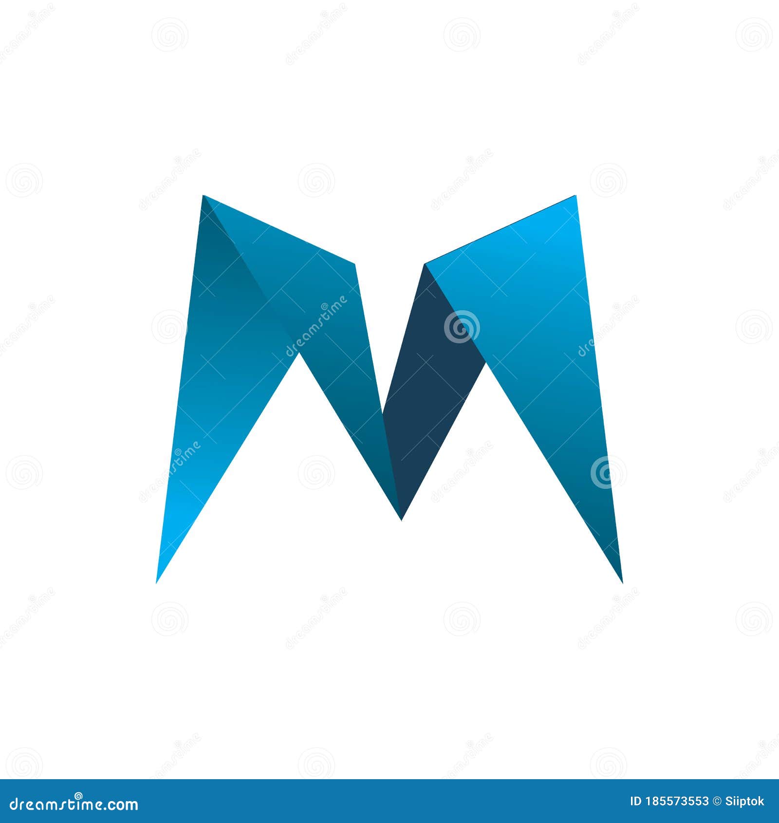 Font Letter M Corner Solid Logo Design Stock Vector - Illustration of ...
