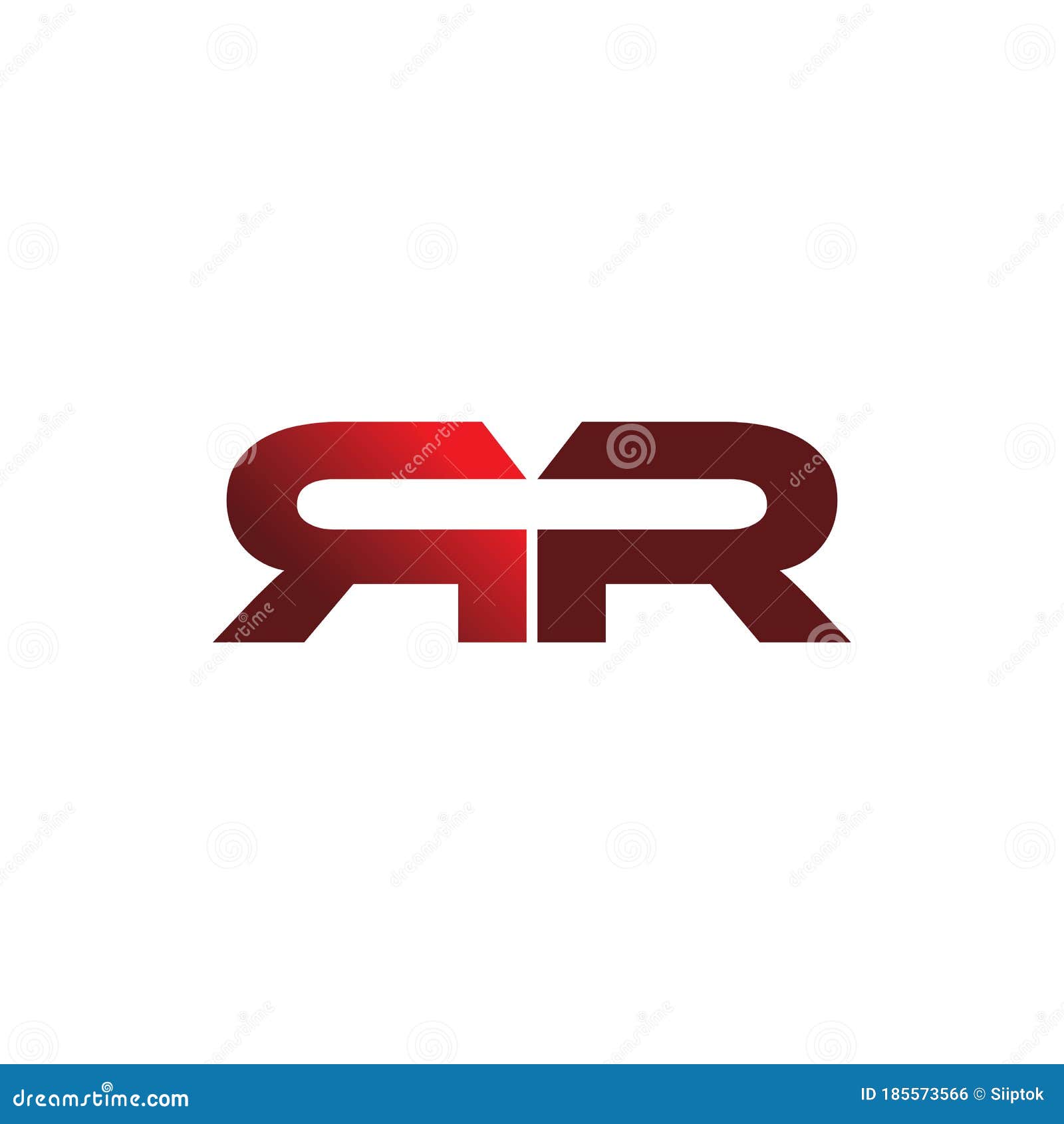 Font Letter R Rr Logo Design Stock Vector - Illustration of creative ...