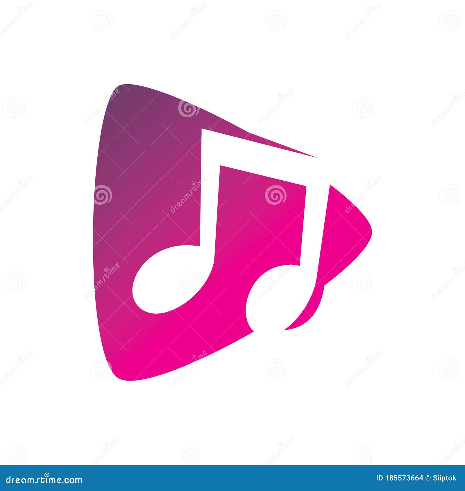 Play Music Media Triangle Industry Logo Design Stock Vector ...